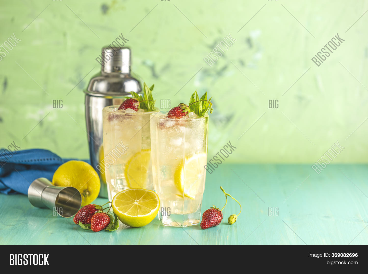 Two Glasses Cold Icy Image & Photo (Free Trial) | Bigstock