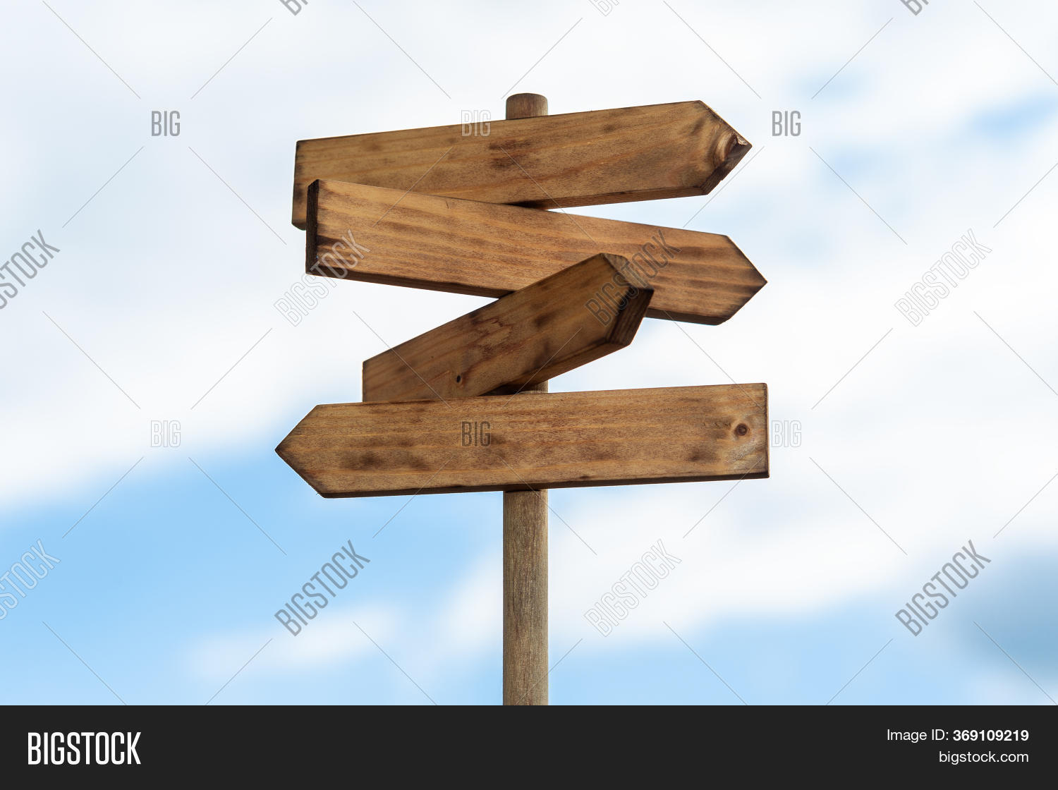 Wooden Sign Post Image & Photo (Free Trial) | Bigstock
