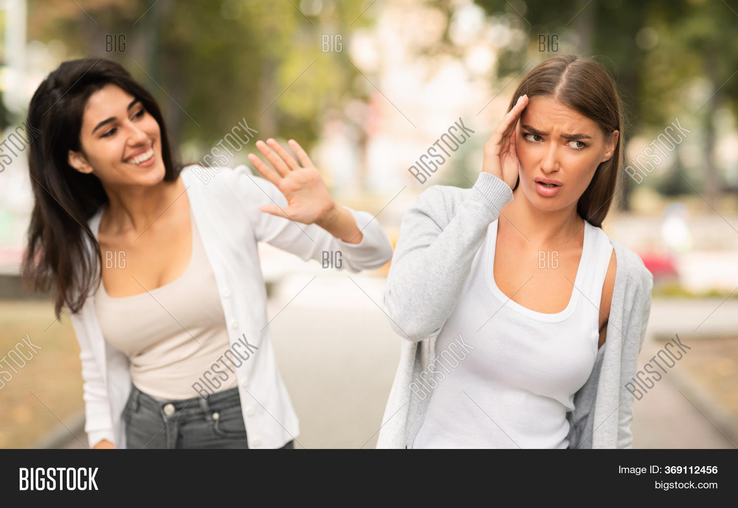 Girl Avoiding Meeting Image & Photo (Free Trial) | Bigstock