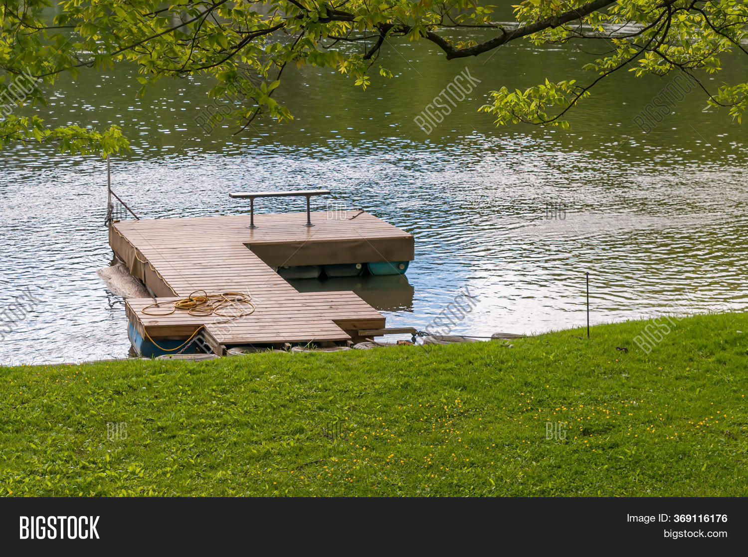 Wooden Boat Dock On Image & Photo (Free Trial) | Bigstock