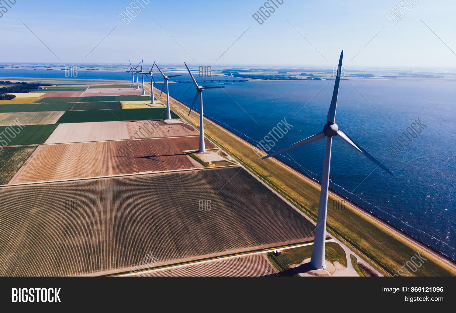 Modern Windmills On Image & Photo (Free Trial) | Bigstock