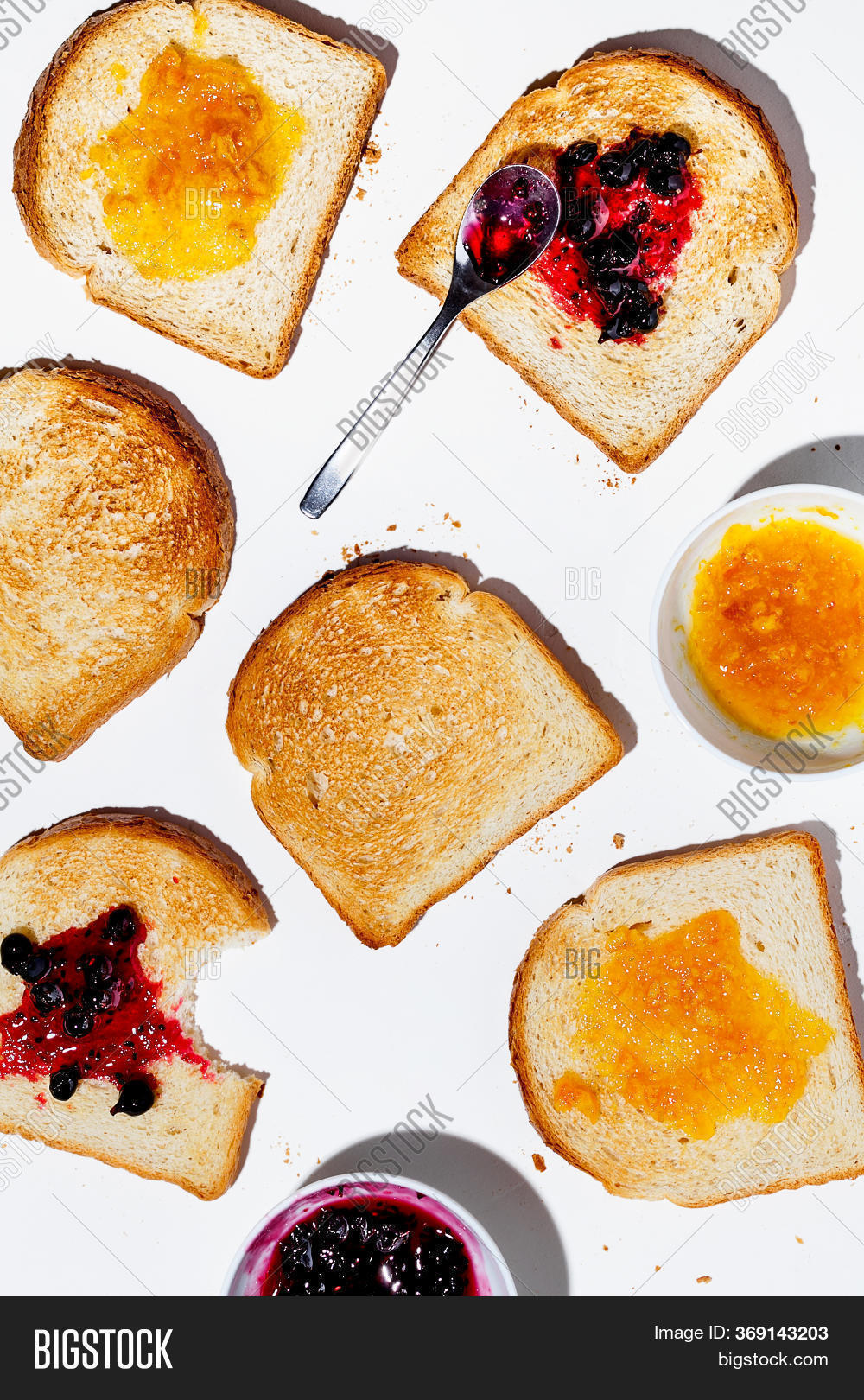 Set Toasted Bread Image & Photo (Free Trial) | Bigstock