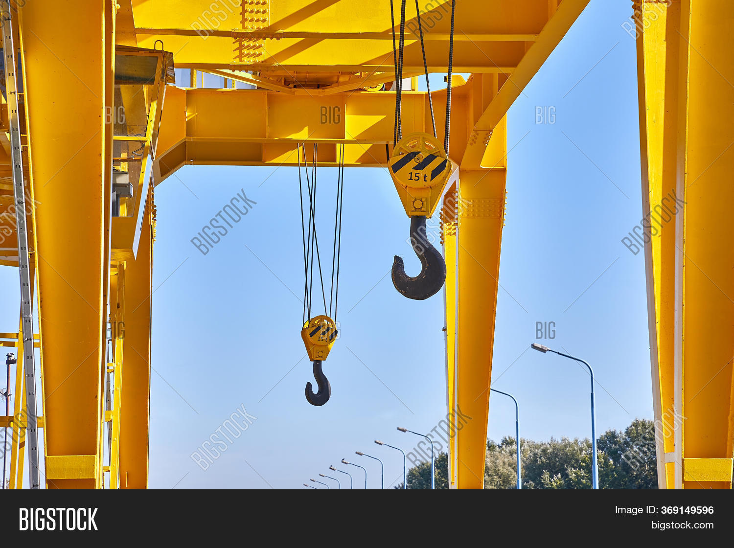 Hooks On Crane Steel Image & Photo (Free Trial) | Bigstock