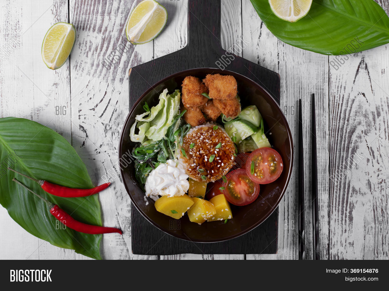 Poke Bowl Fried Image & Photo (Free Trial) | Bigstock