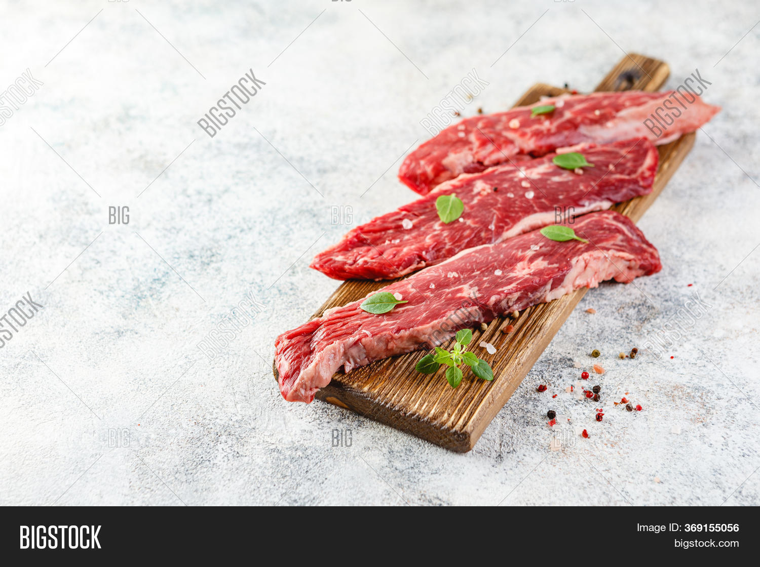 Three Pieces Raw Beef Image & Photo (Free Trial) | Bigstock