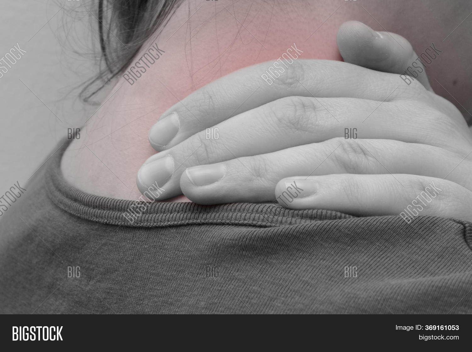 Woman Has Sore Neck. Image & Photo (Free Trial) | Bigstock