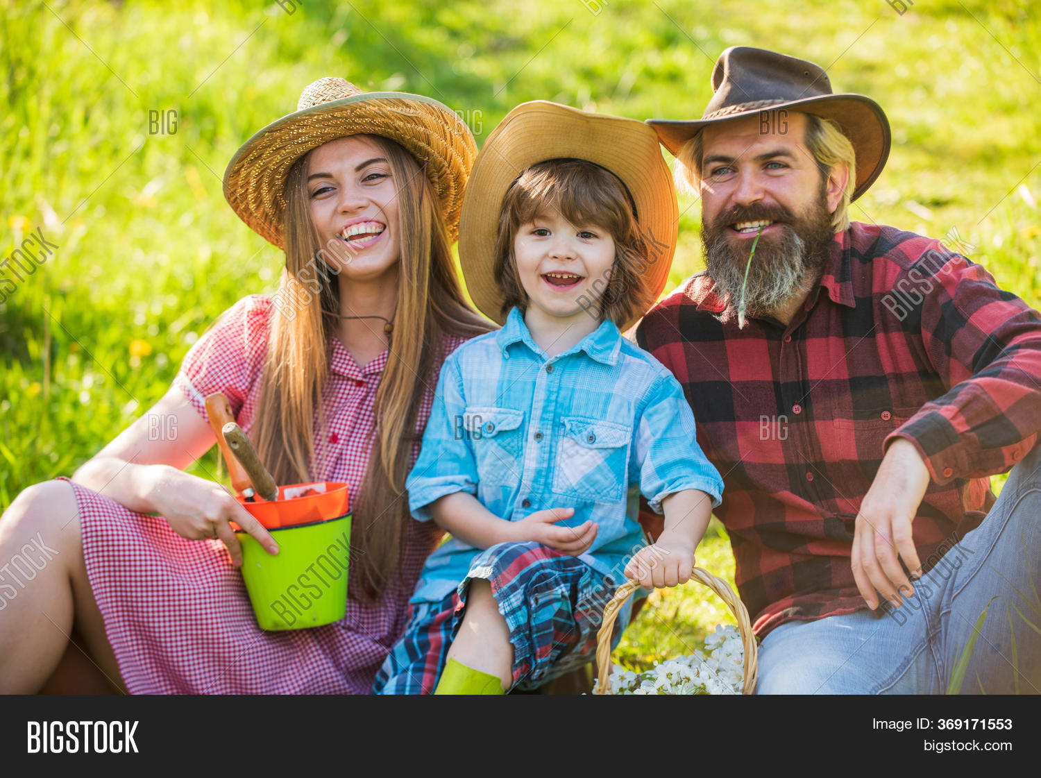 Eco Life. Happy Family Image & Photo (Free Trial) | Bigstock