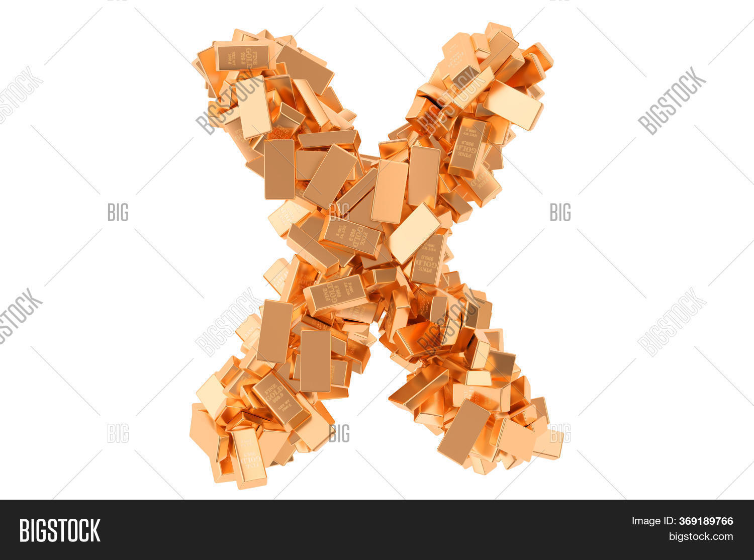 Letter X, Golden Image & Photo (Free Trial) | Bigstock