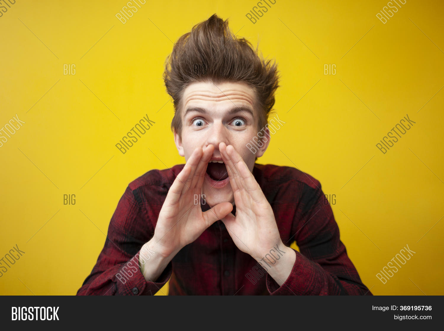 Shocked Guy Screaming Image & Photo (Free Trial) | Bigstock