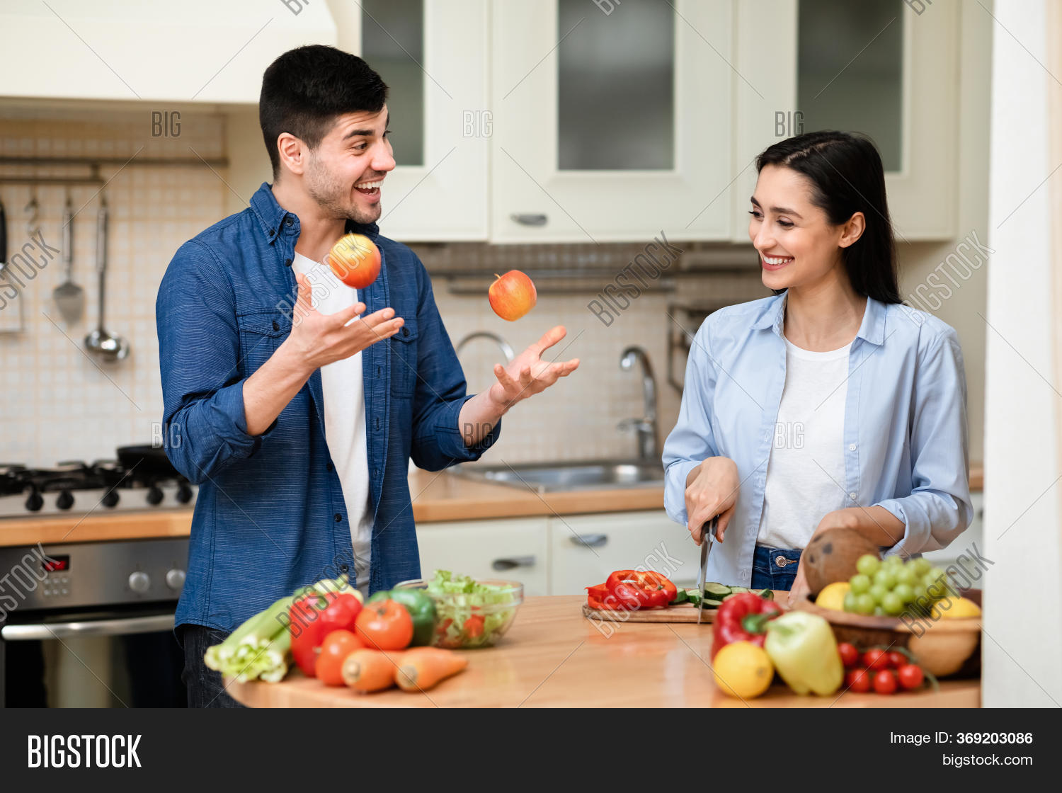 Kitchen Fun. Funny Image & Photo (Free Trial) | Bigstock