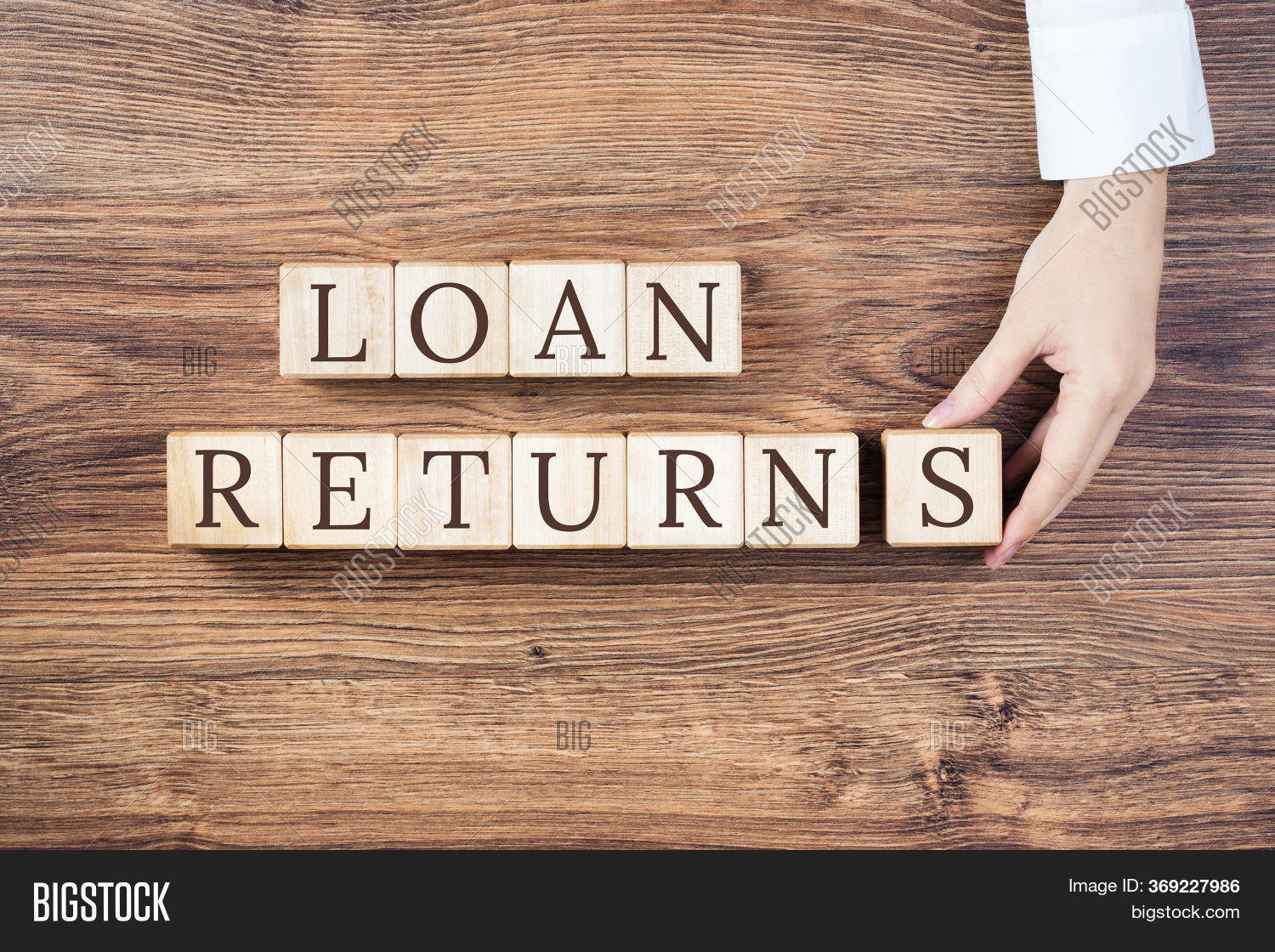 Loan Returns Text On Image & Photo (Free Trial) | Bigstock