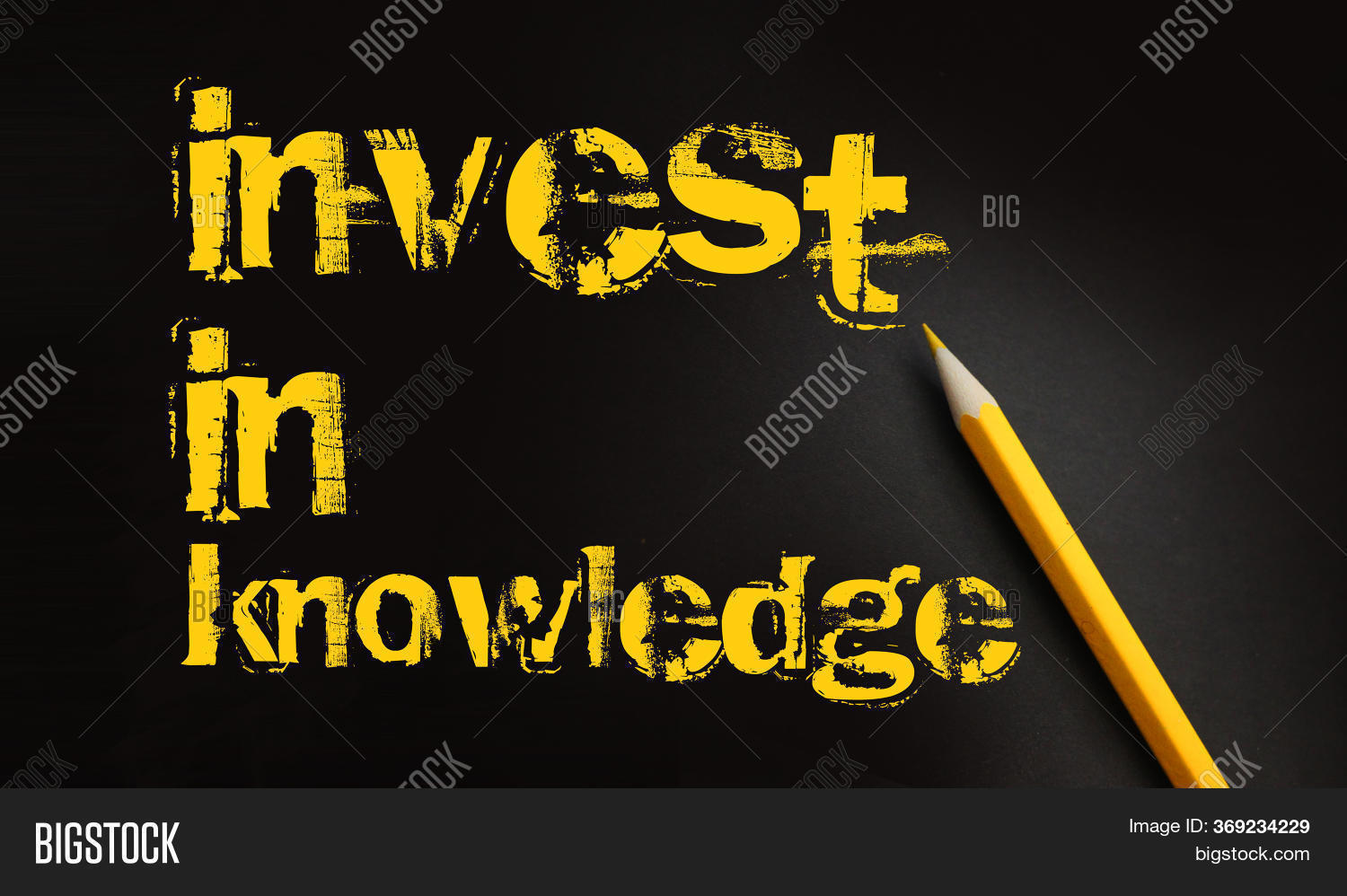 Invest Knowledge Words Image & Photo (Free Trial) | Bigstock