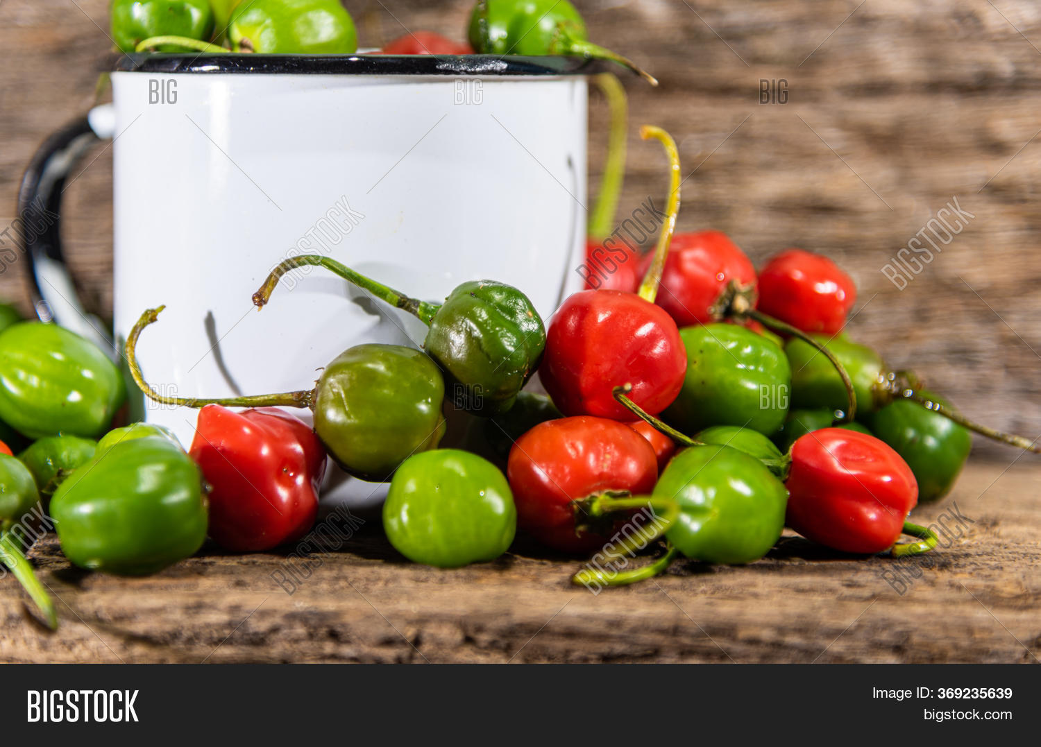 Green Red Goat Peppers Image & Photo (Free Trial) | Bigstock