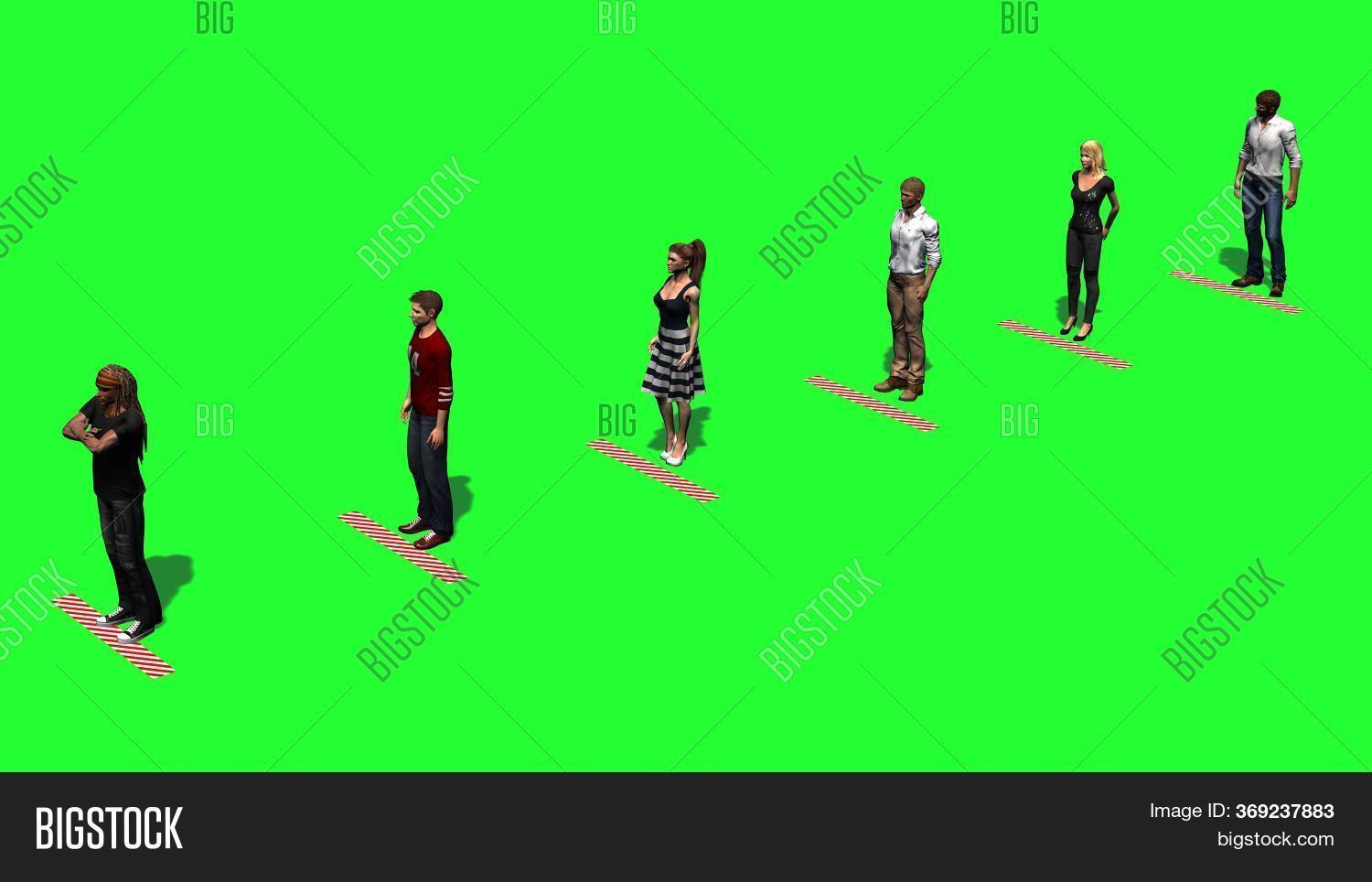 Keep Distance - People Image & Photo (Free Trial) | Bigstock