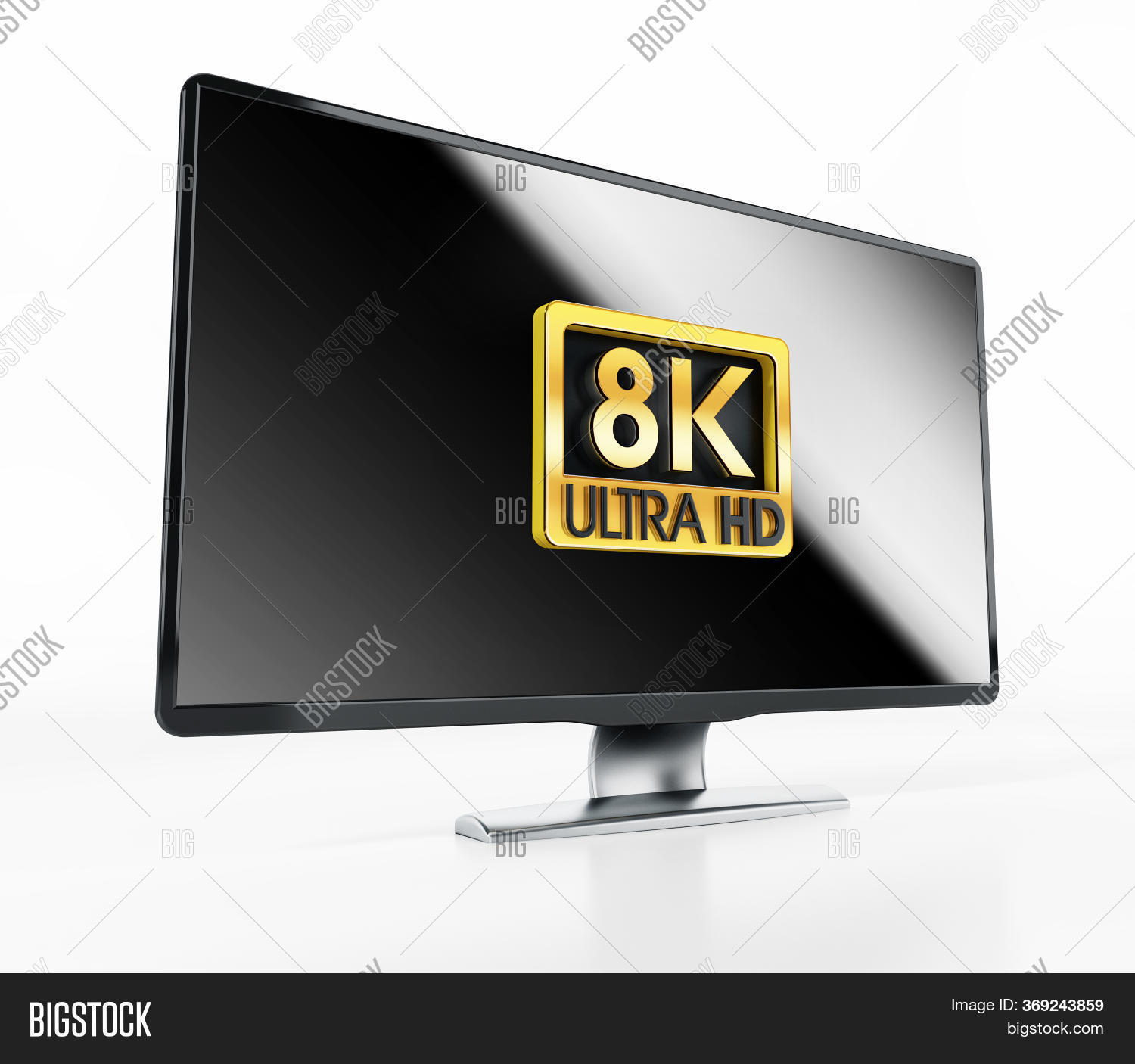 Gold 8k Ultra Hd Label Image & Photo (Free Trial) | Bigstock