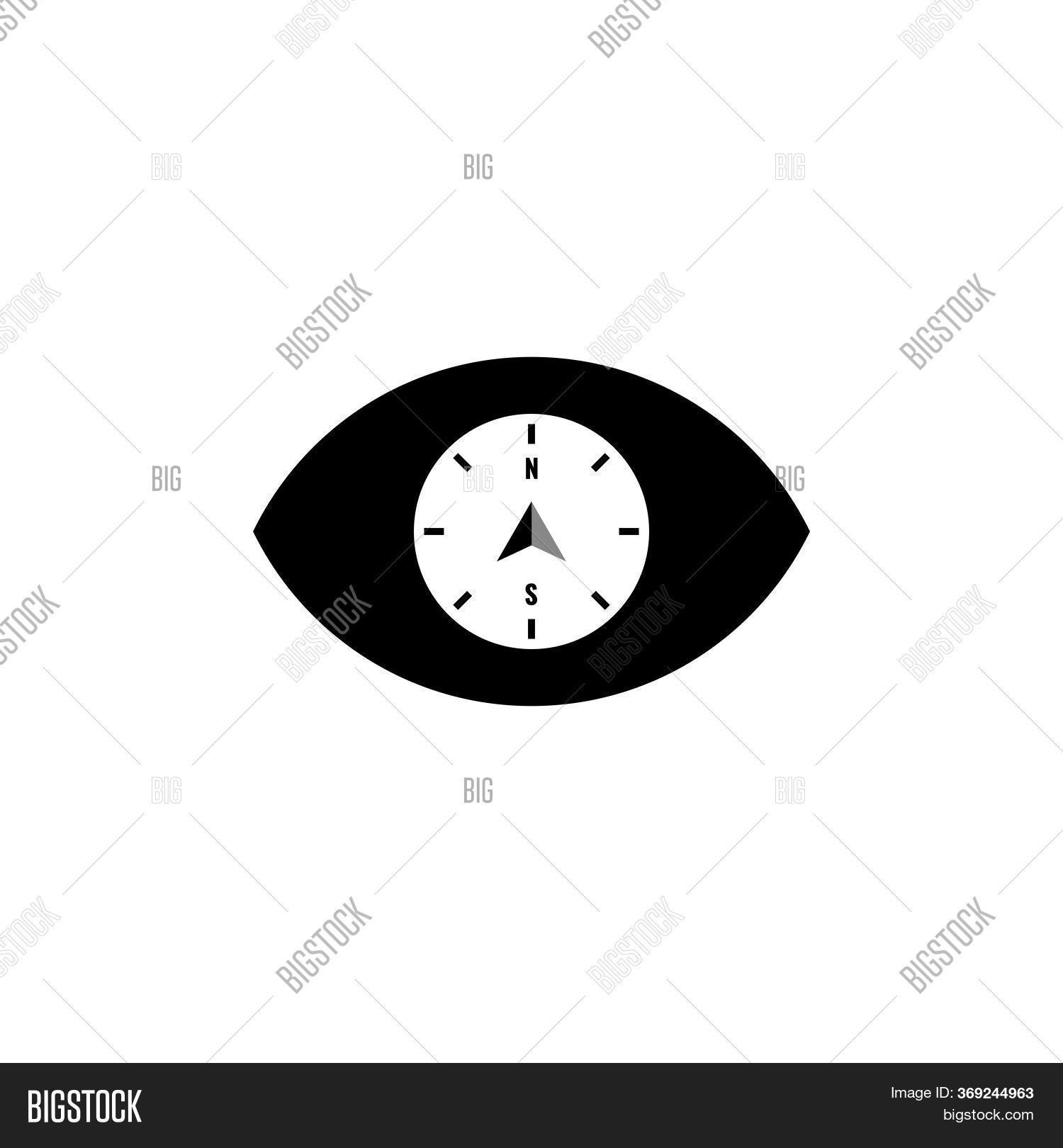 Eye Compass Vector Vector & Photo (Free Trial) | Bigstock