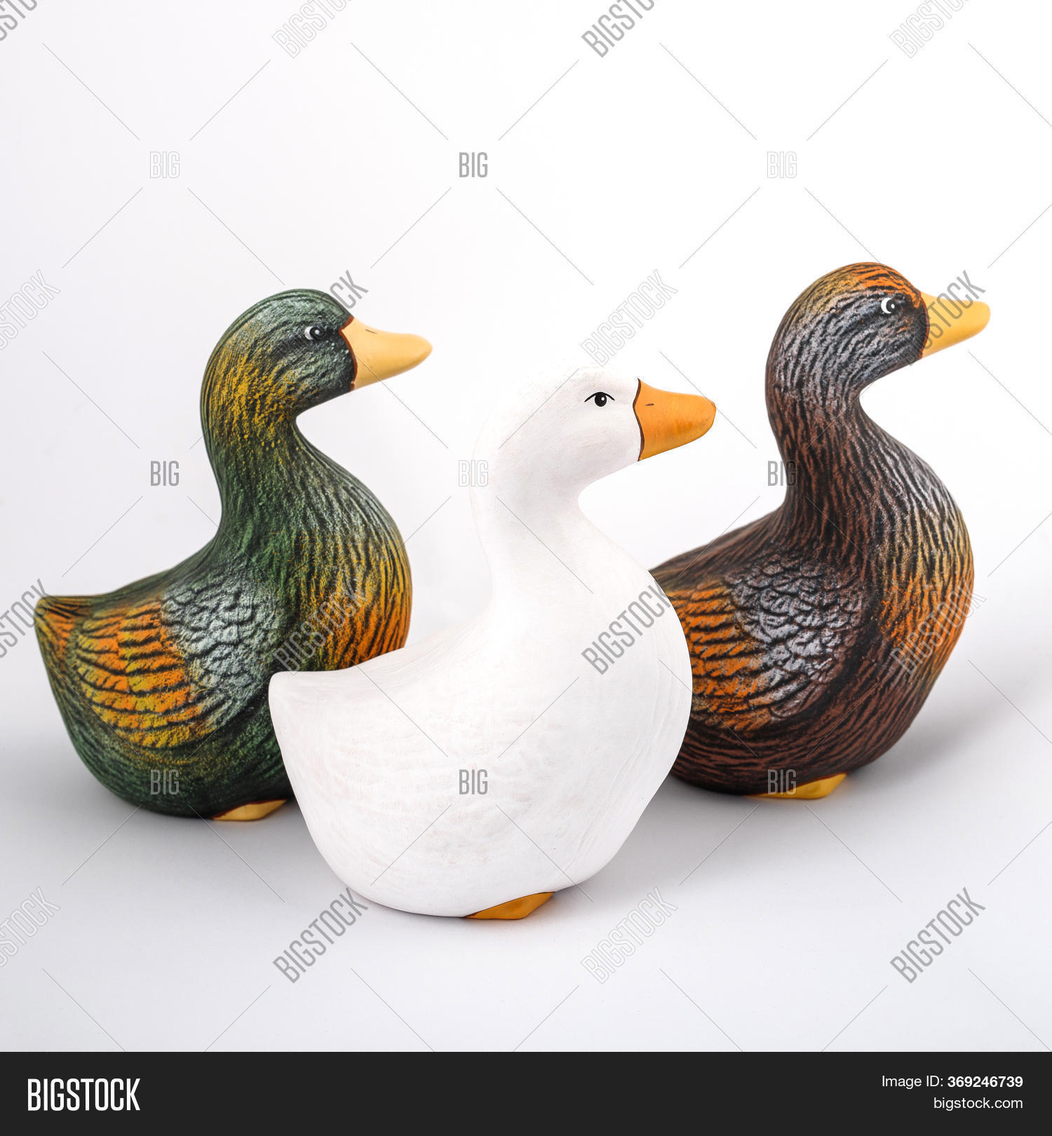 Three Ceramic Ducks Image & Photo (Free Trial) | Bigstock