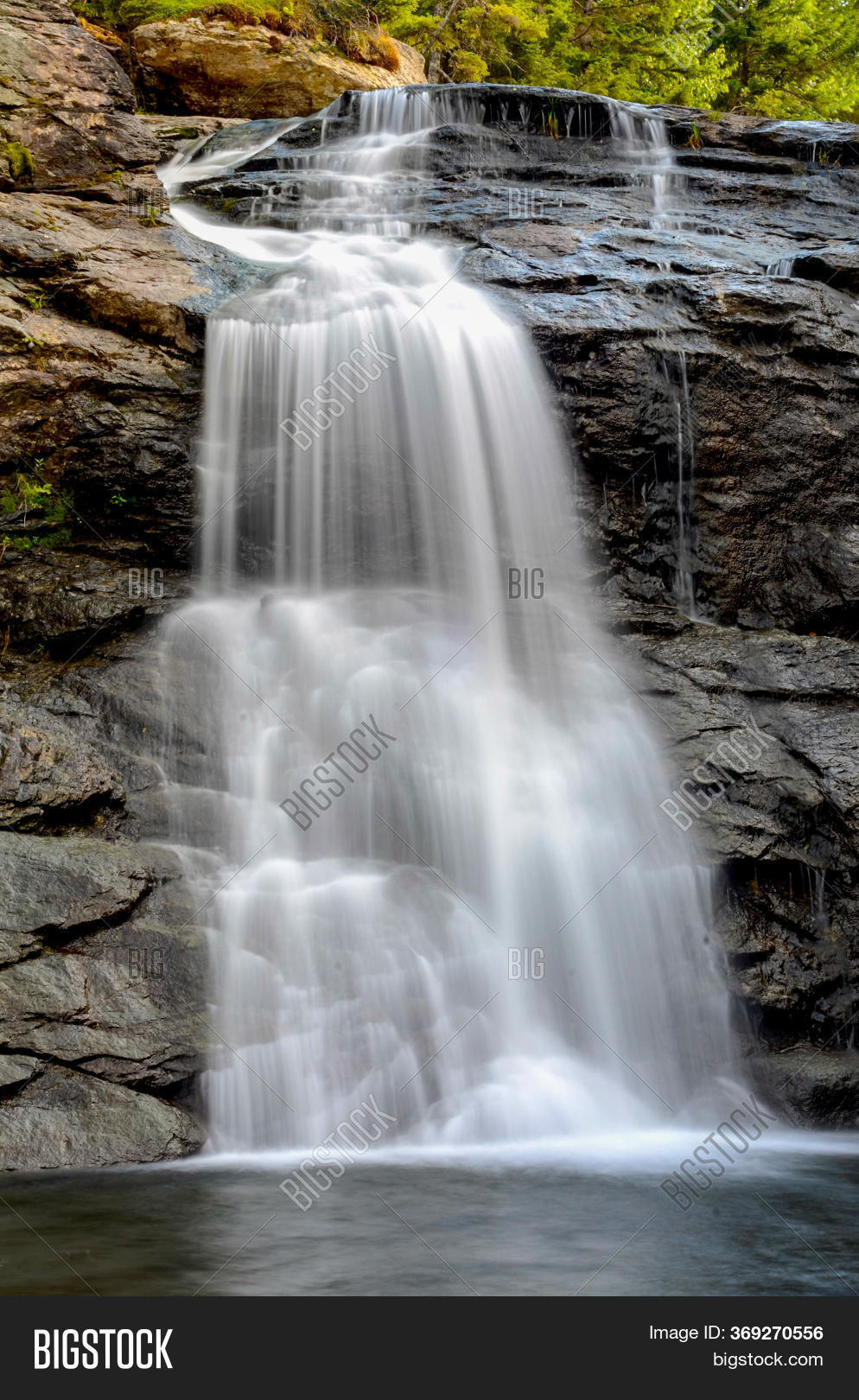 Flowing Cascade Water Image & Photo (Free Trial) | Bigstock