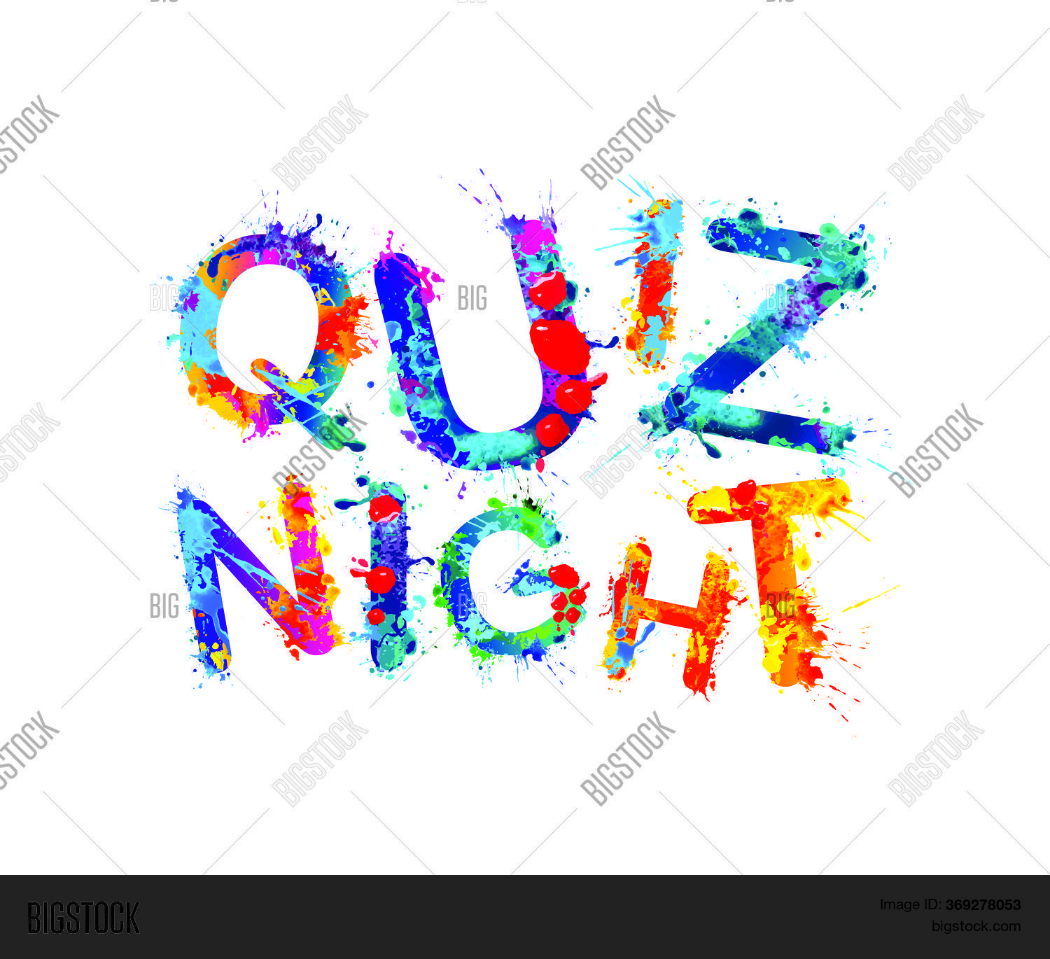 Quiz Night. Vector Vector & Photo (Free Trial) | Bigstock