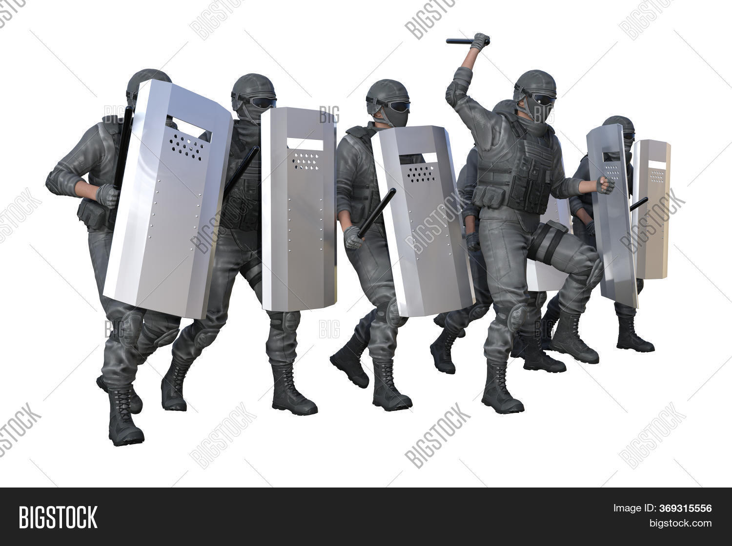 Police Squad Marching Image & Photo (Free Trial) | Bigstock