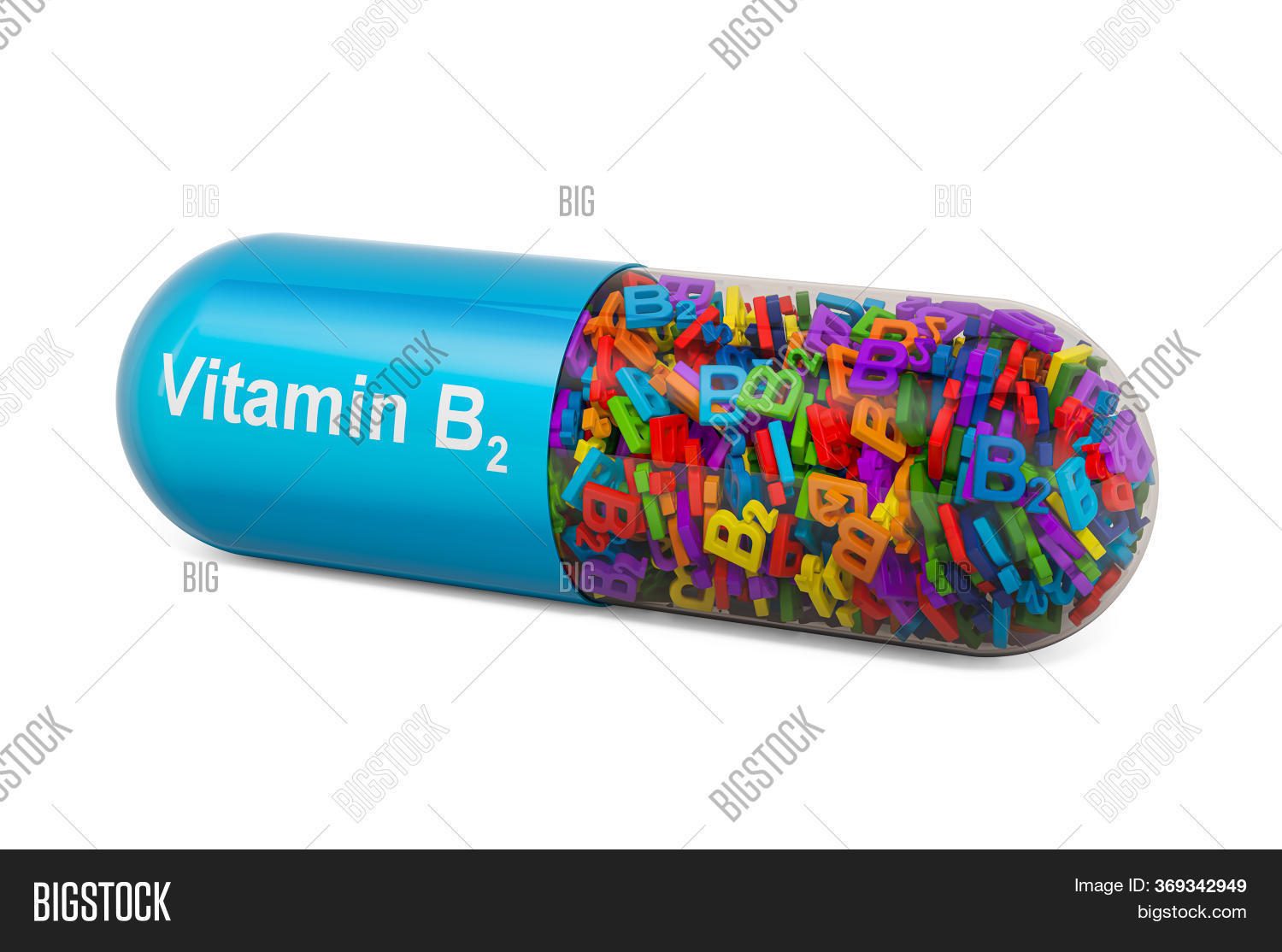 Vitamin Capsule B2, Image & Photo (Free Trial) | Bigstock