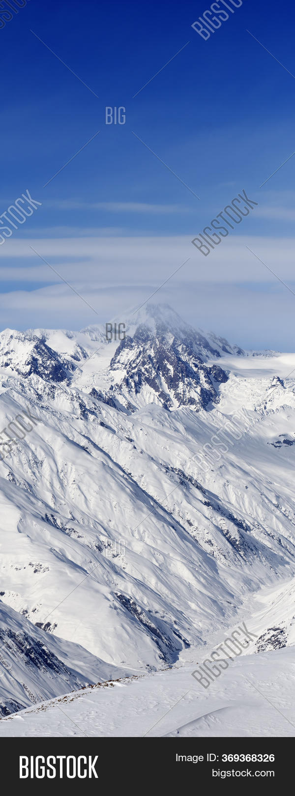 High Snowy Mountains Image & Photo (Free Trial) | Bigstock