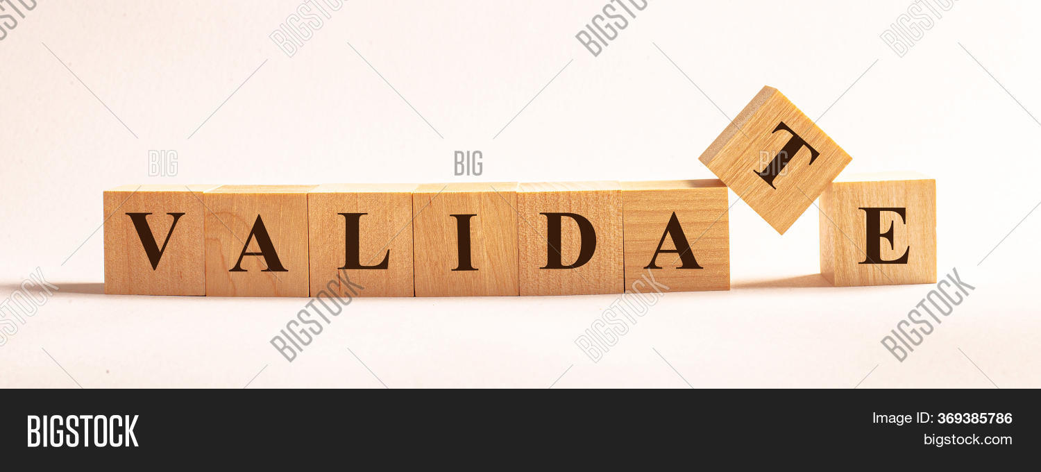 Word Validate Made Image & Photo (Free Trial) | Bigstock