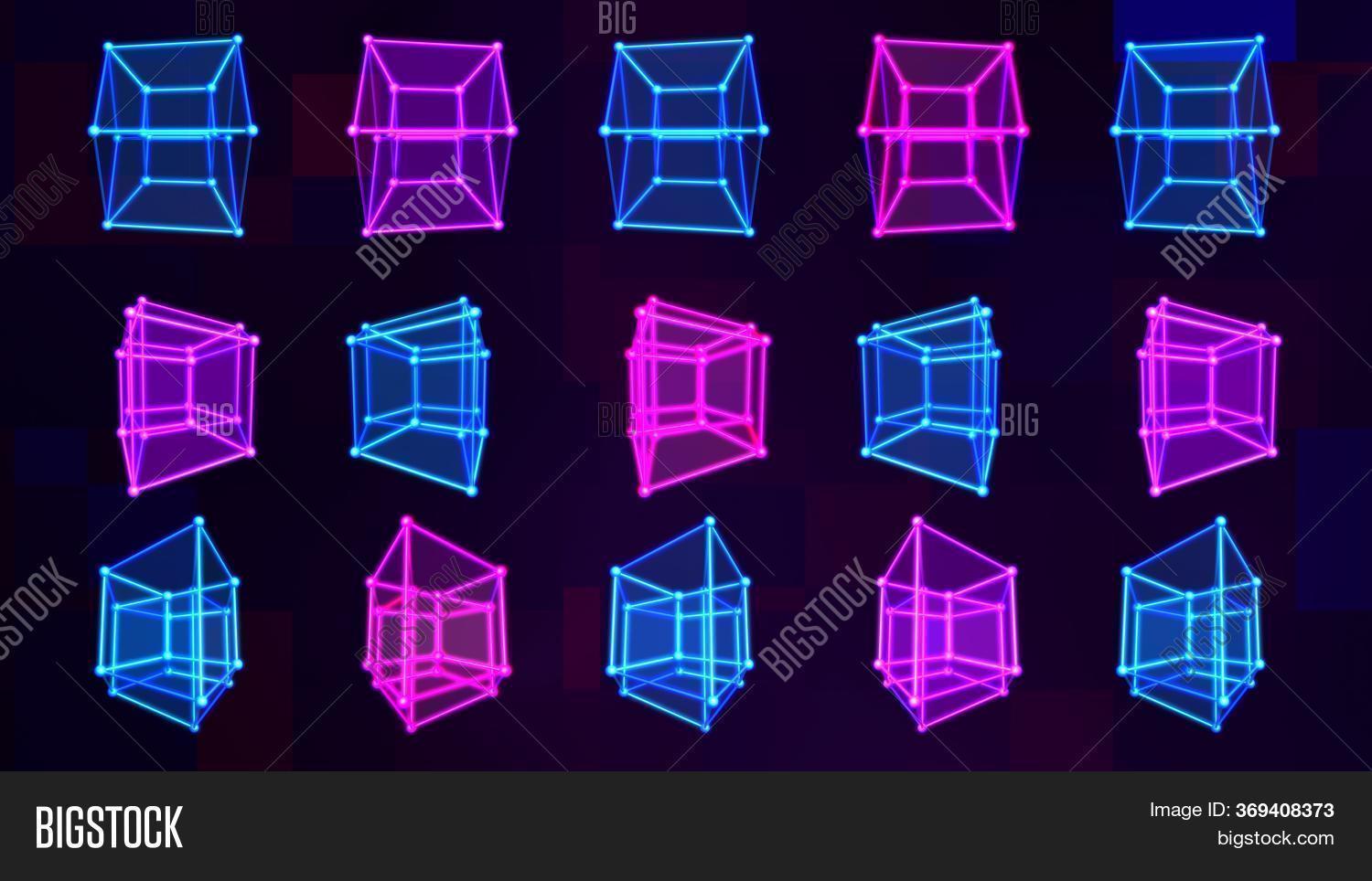 4d Hypercube Tesseract Image & Photo (Free Trial) | Bigstock