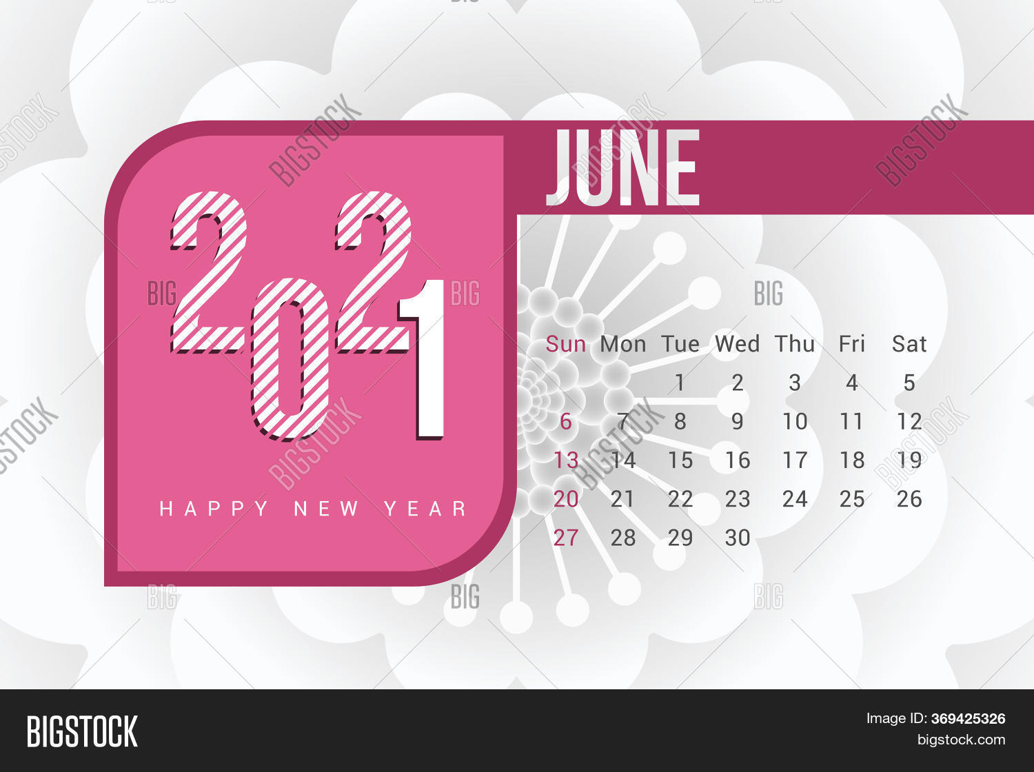 June 2021 Calendar Image & Photo (Free Trial) | Bigstock