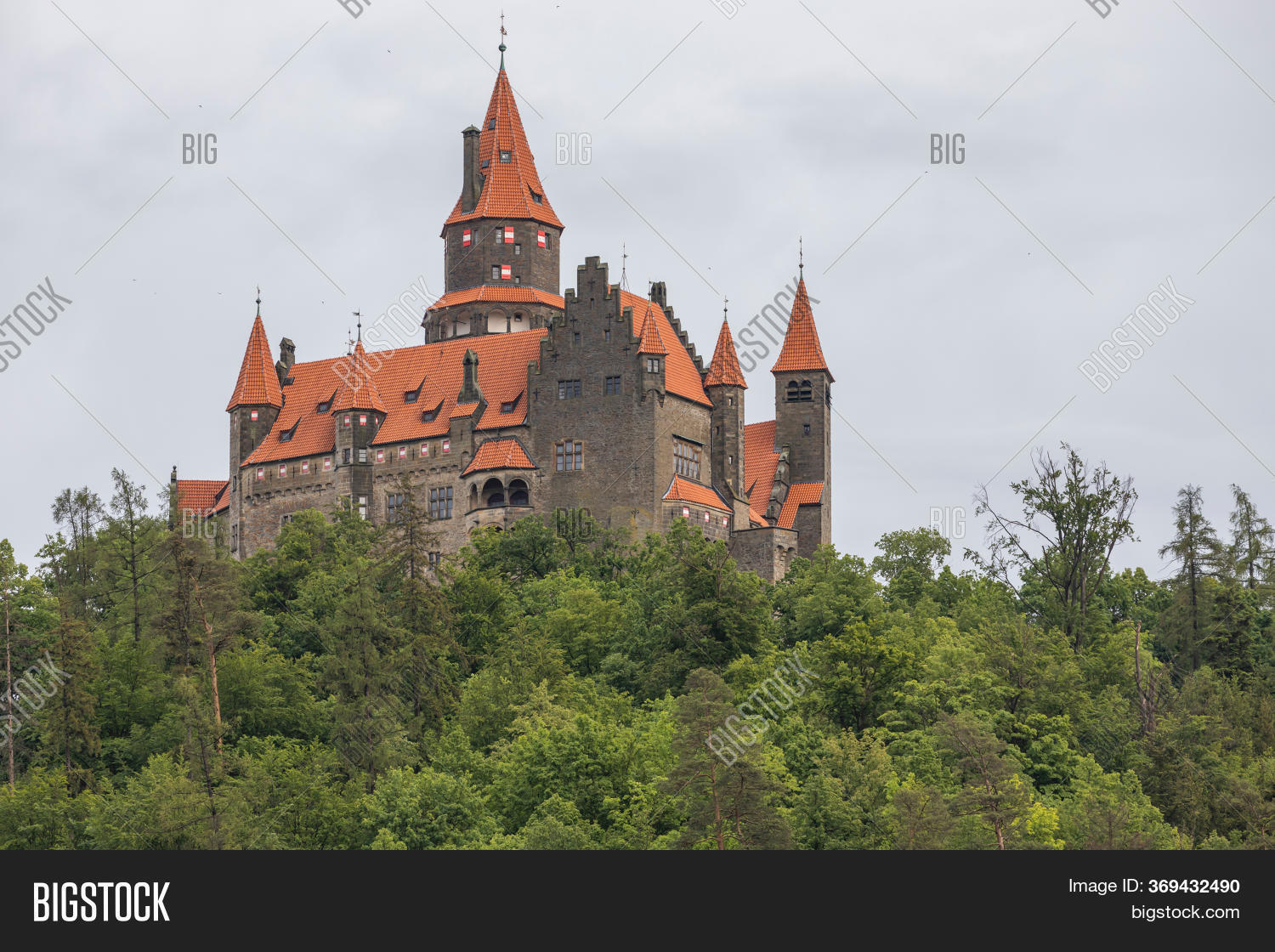 Bouzov Castle Northern Image & Photo (Free Trial) | Bigstock