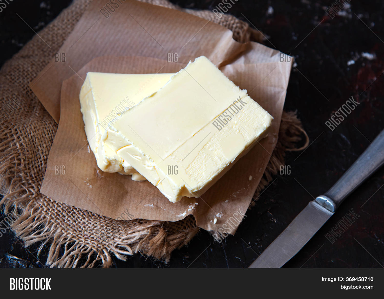Fresh Farm Butter On Image & Photo (Free Trial) | Bigstock
