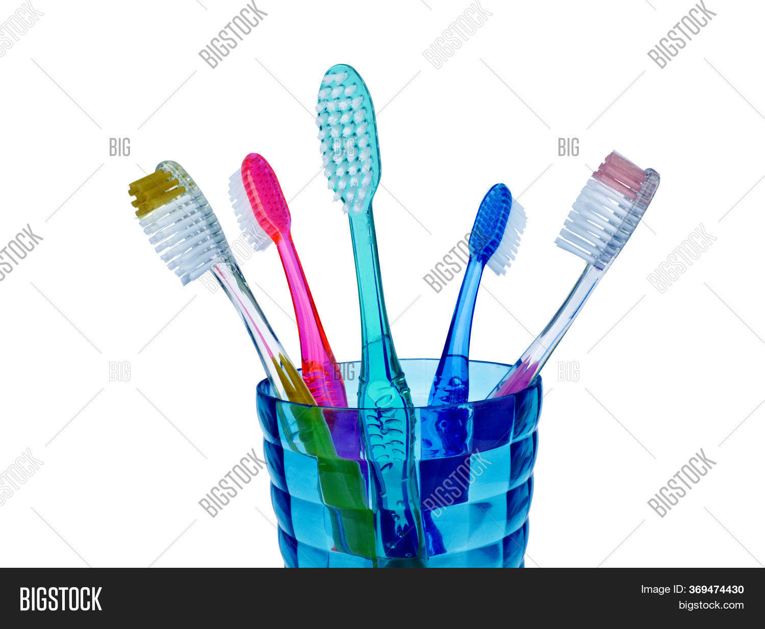 Toothbrushes Glass Image & Photo (Free Trial) | Bigstock