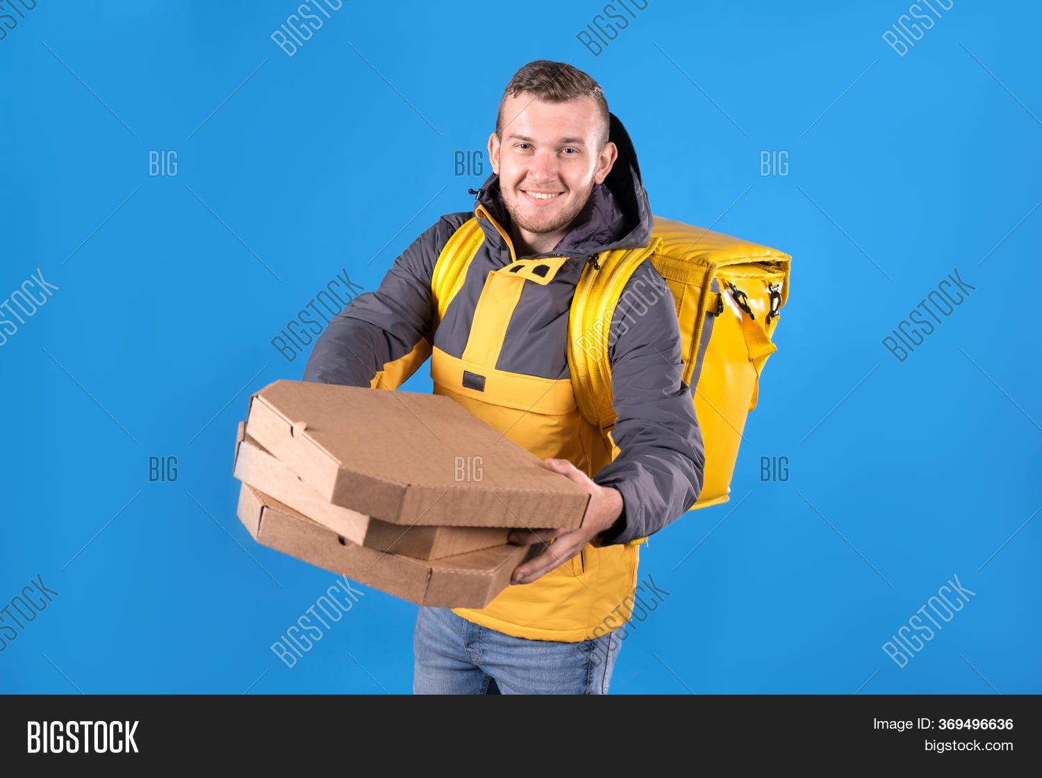 Happy Food Delivery Image & Photo (Free Trial) | Bigstock