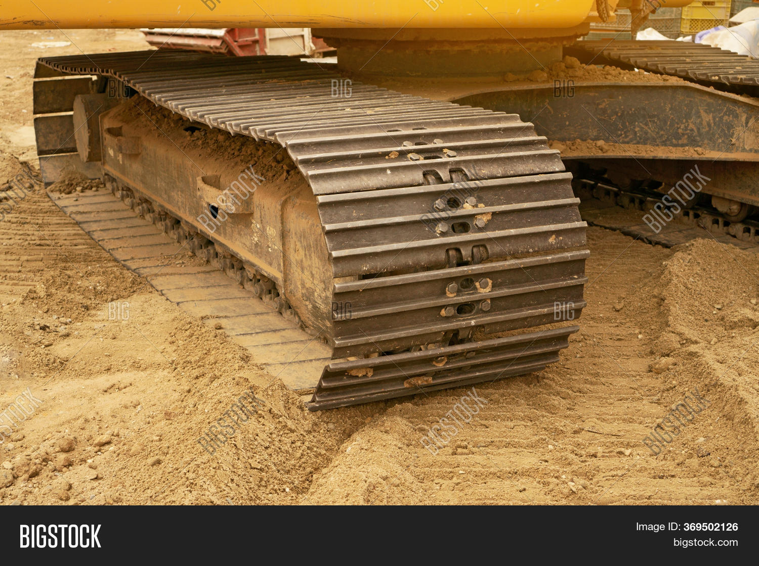 Backhoe's Steel Wheels Image & Photo (Free Trial) | Bigstock