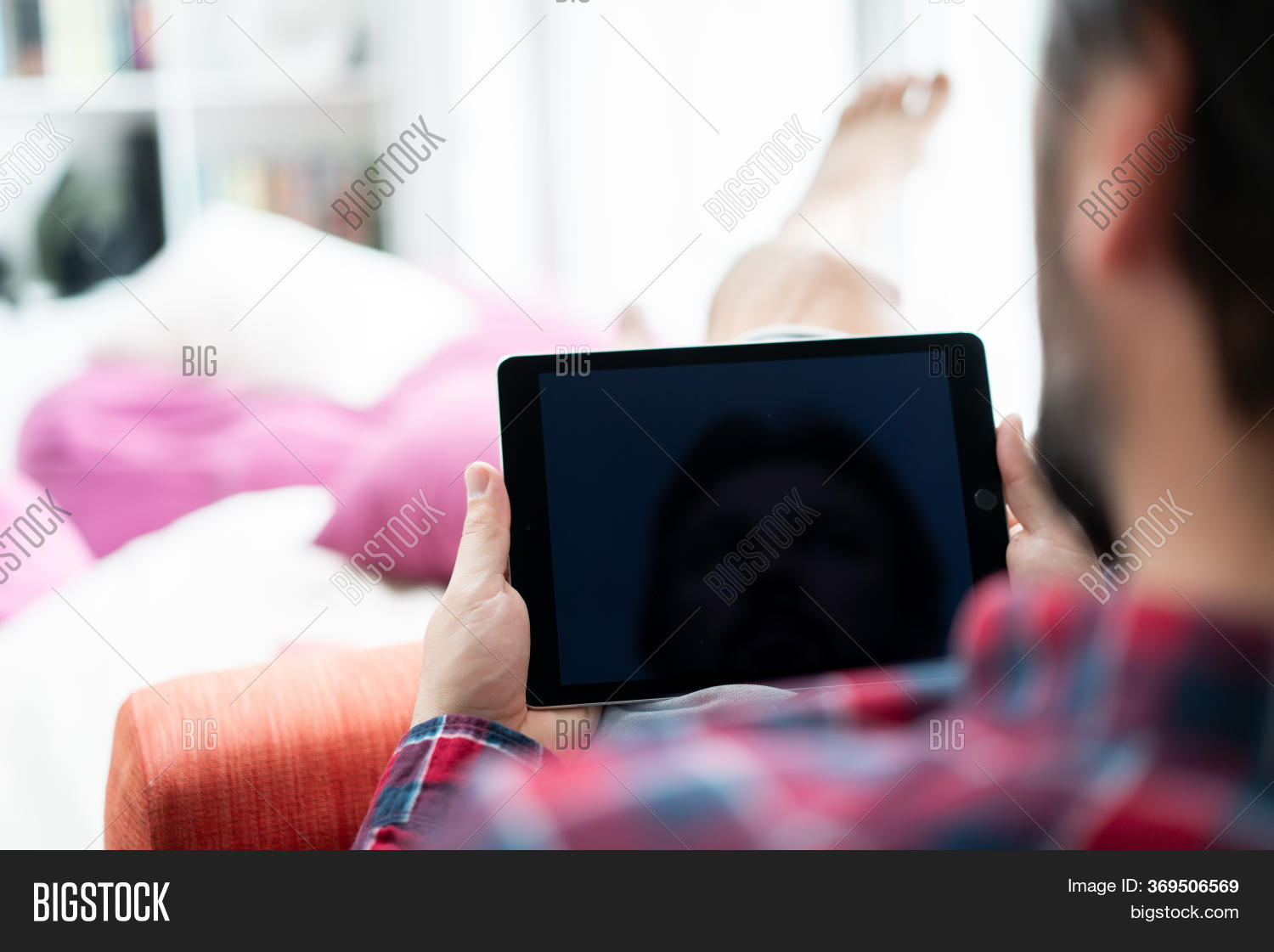 Man Tablet Home Image & Photo (Free Trial) | Bigstock