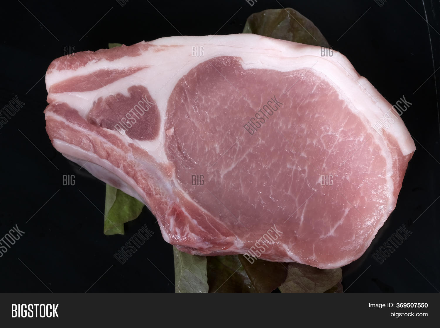 Raw Pork Loin On Bone Image & Photo (Free Trial) | Bigstock