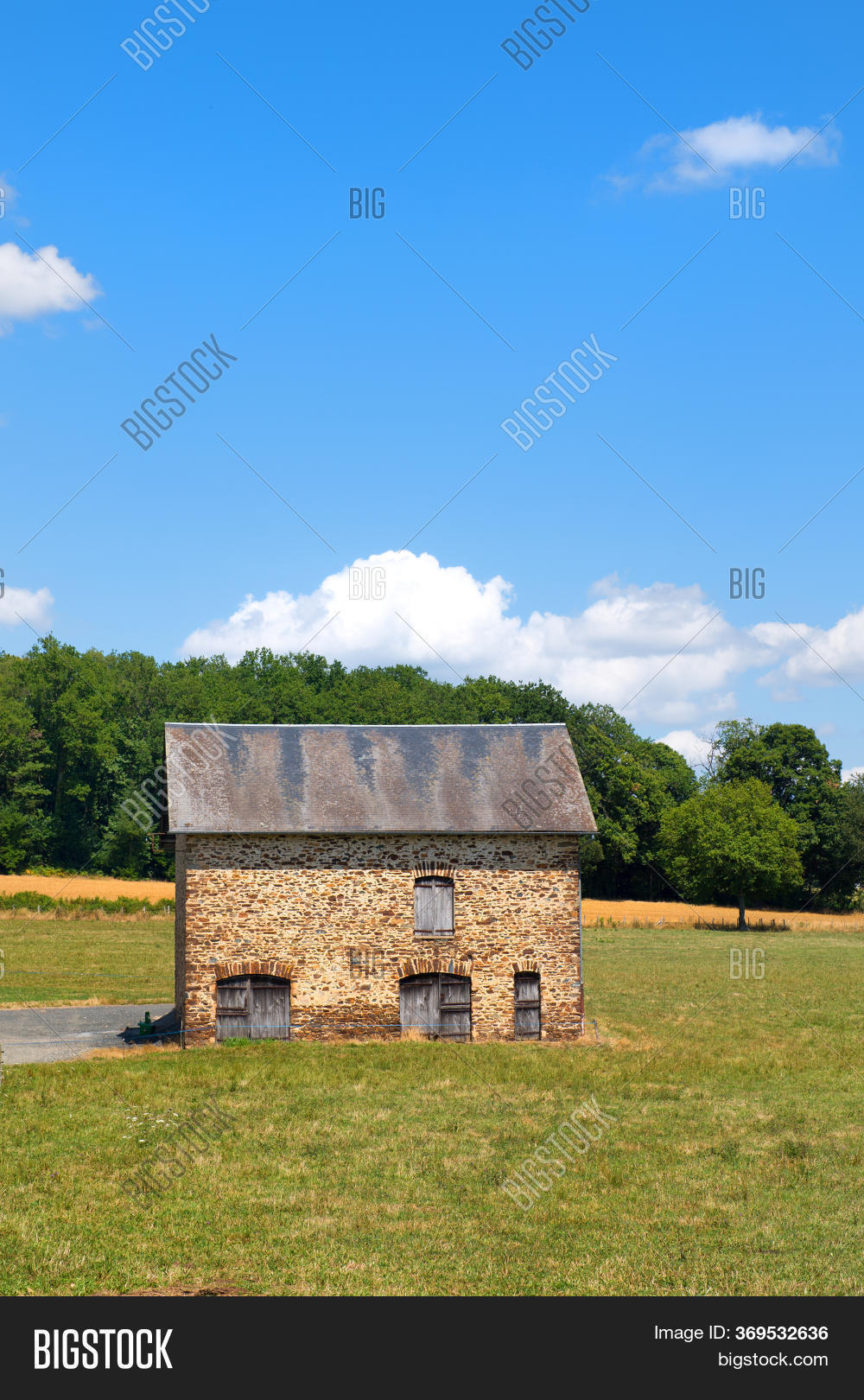 Typical French Barn Image & Photo (Free Trial) | Bigstock