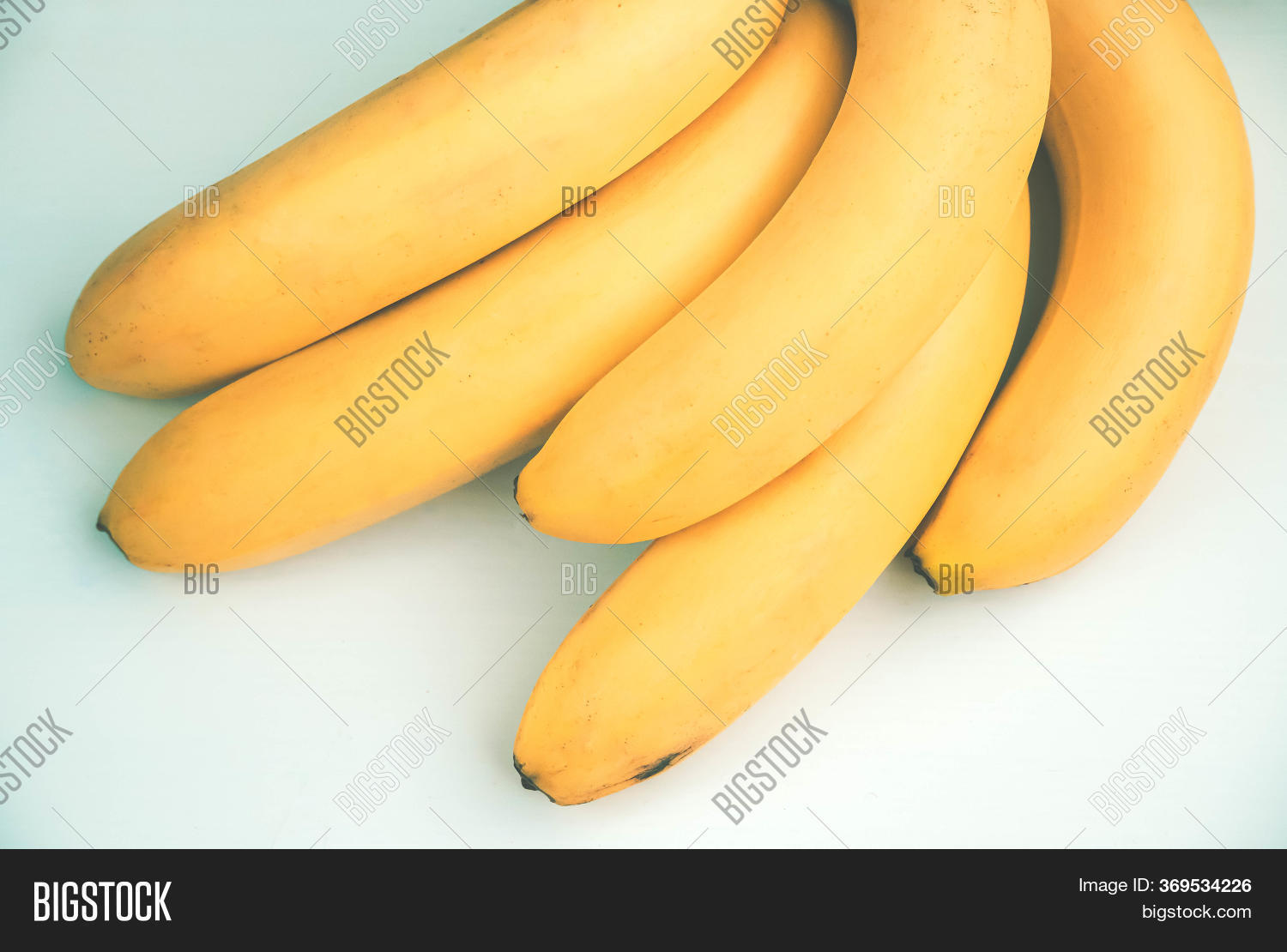 Bunch Bananas Isolated Image & Photo (Free Trial) | Bigstock