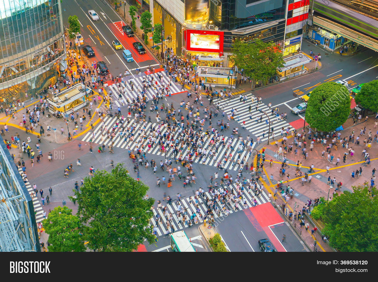 Shibuya Crossing Top Image & Photo (Free Trial) | Bigstock
