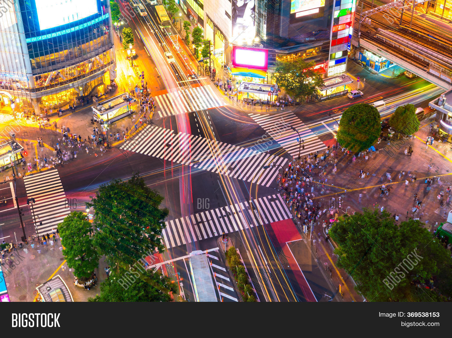 Shibuya Crossing Top Image & Photo (Free Trial) | Bigstock