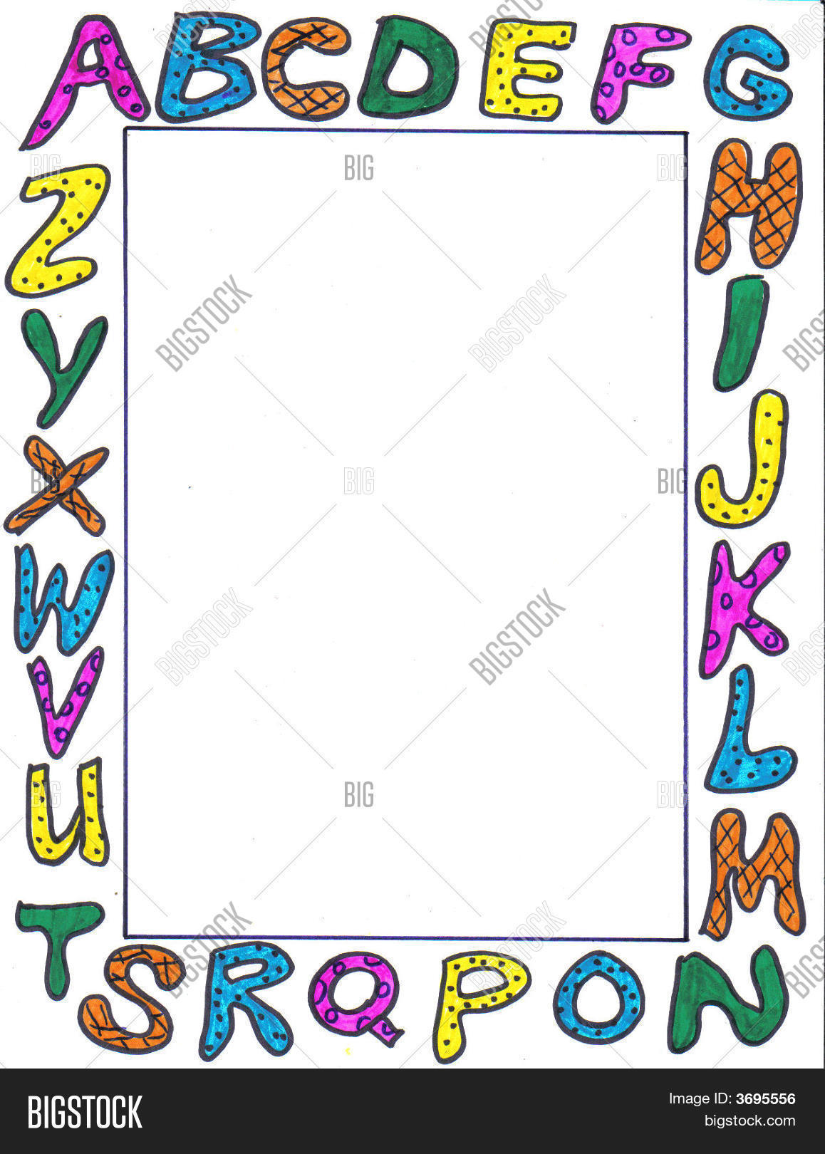 Border Alphabet Image & Photo (Free Trial) | Bigstock