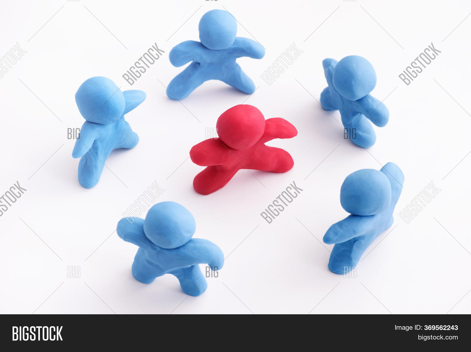 Blue Plasticine People Image & Photo (Free Trial) | Bigstock