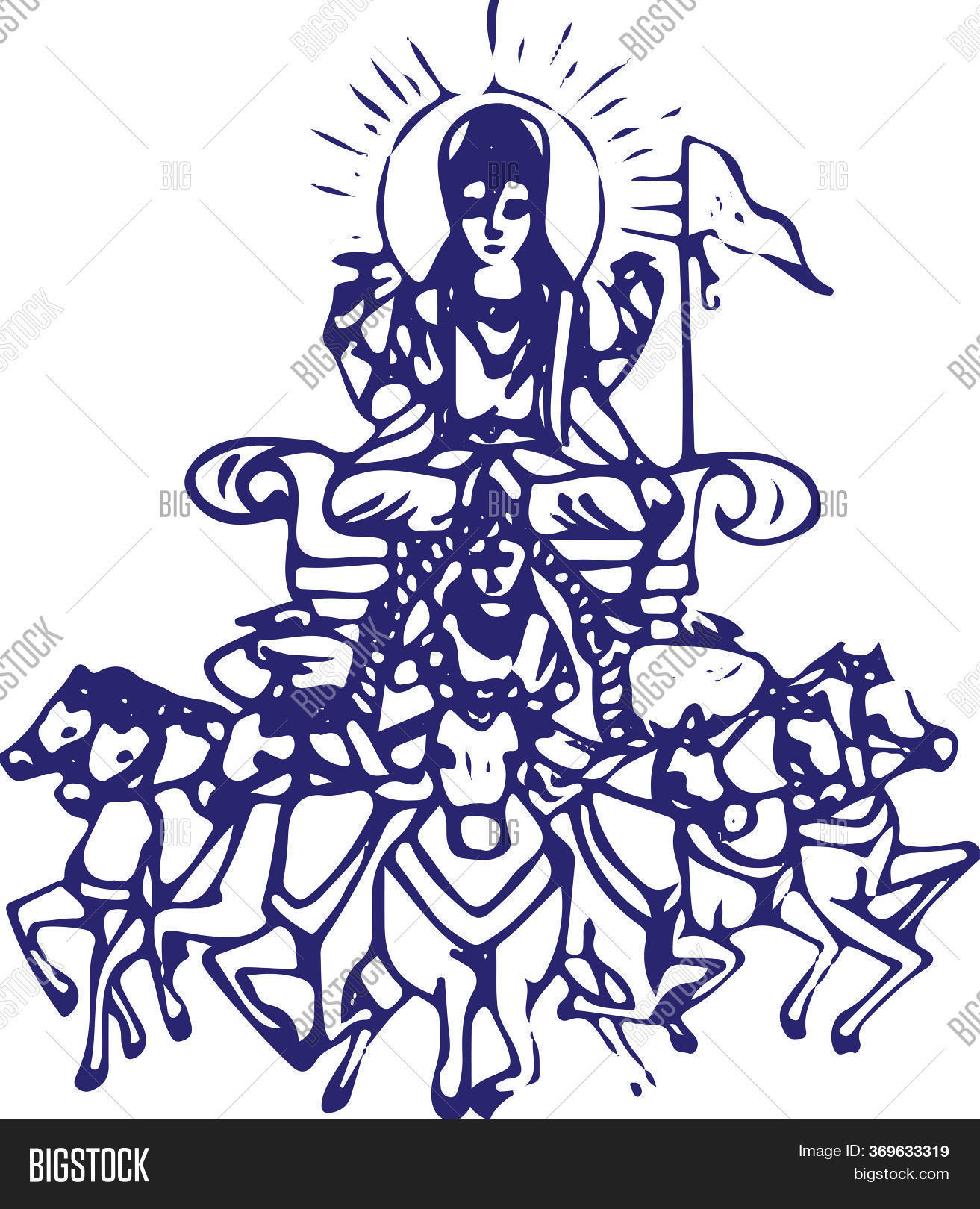 Sketch Lord Surya Deva Image & Photo (Free Trial) | Bigstock