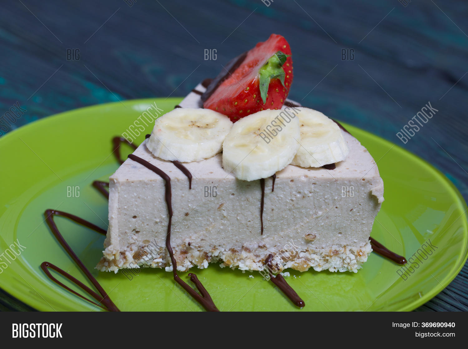 Cheesecake On Plate. Image & Photo (Free Trial) | Bigstock