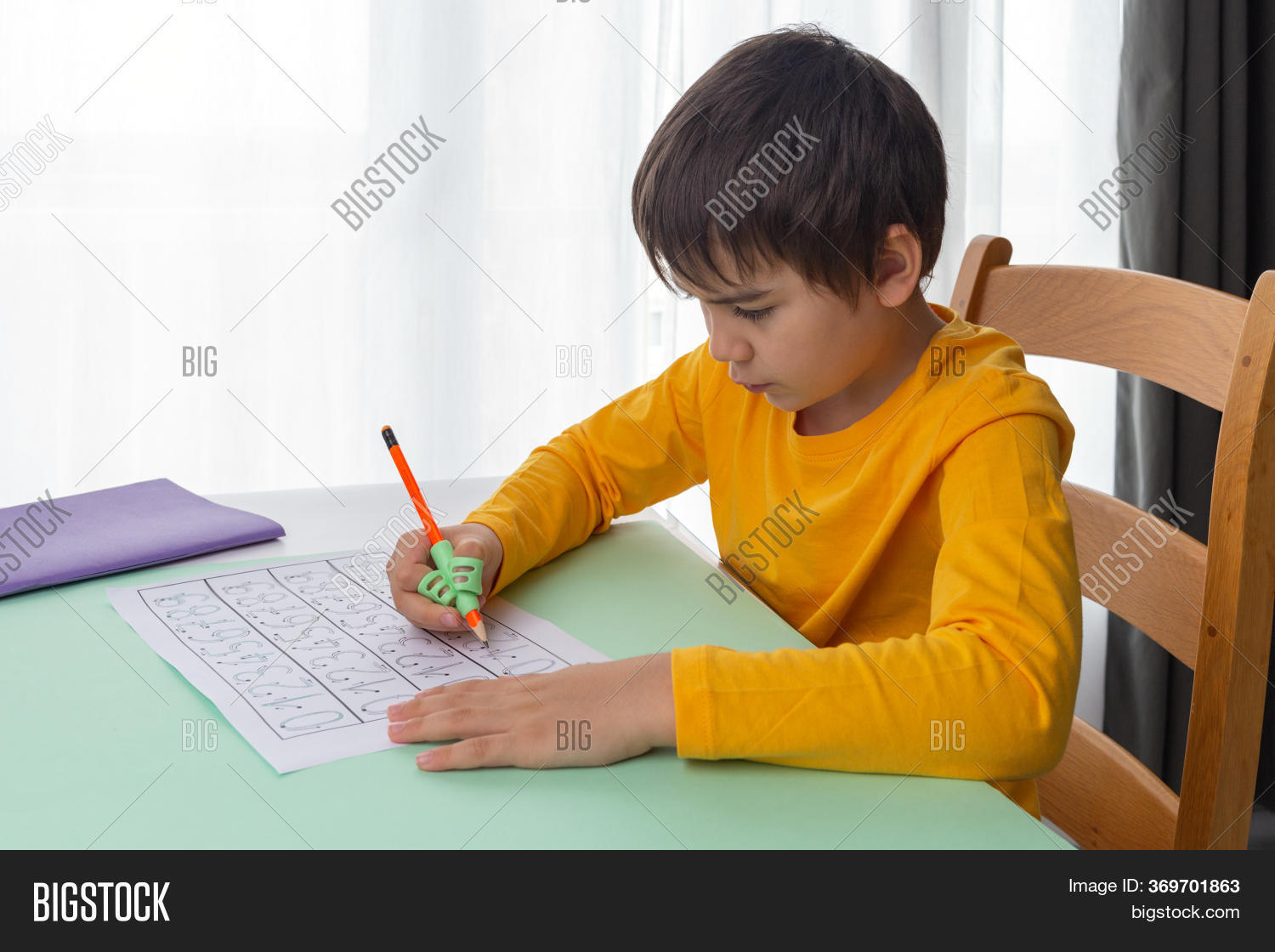 Child Do Homework, Boy Image & Photo (Free Trial) | Bigstock