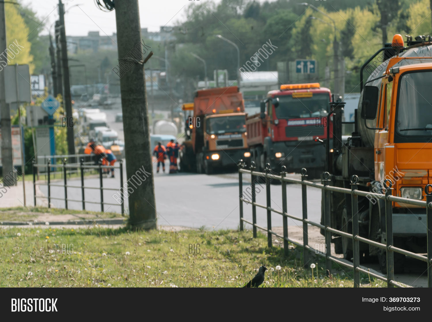 Road Workers Repairing Image & Photo (Free Trial) | Bigstock