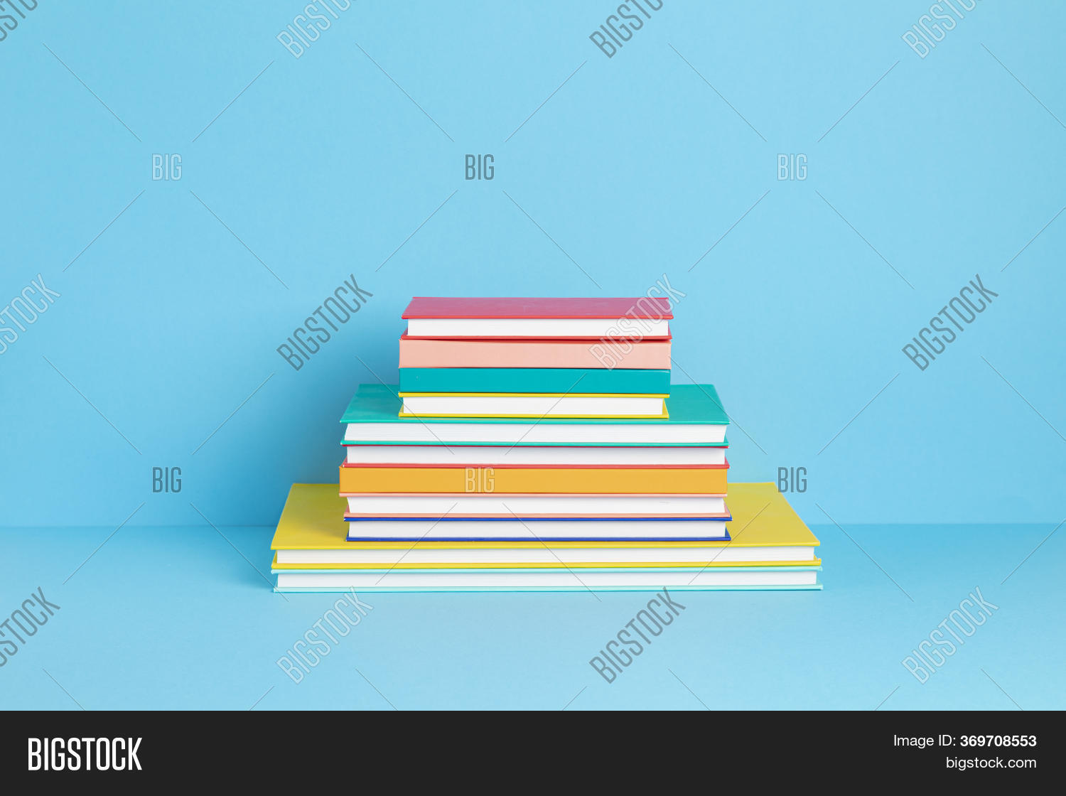 Pile Colorful Books Image & Photo (Free Trial) | Bigstock