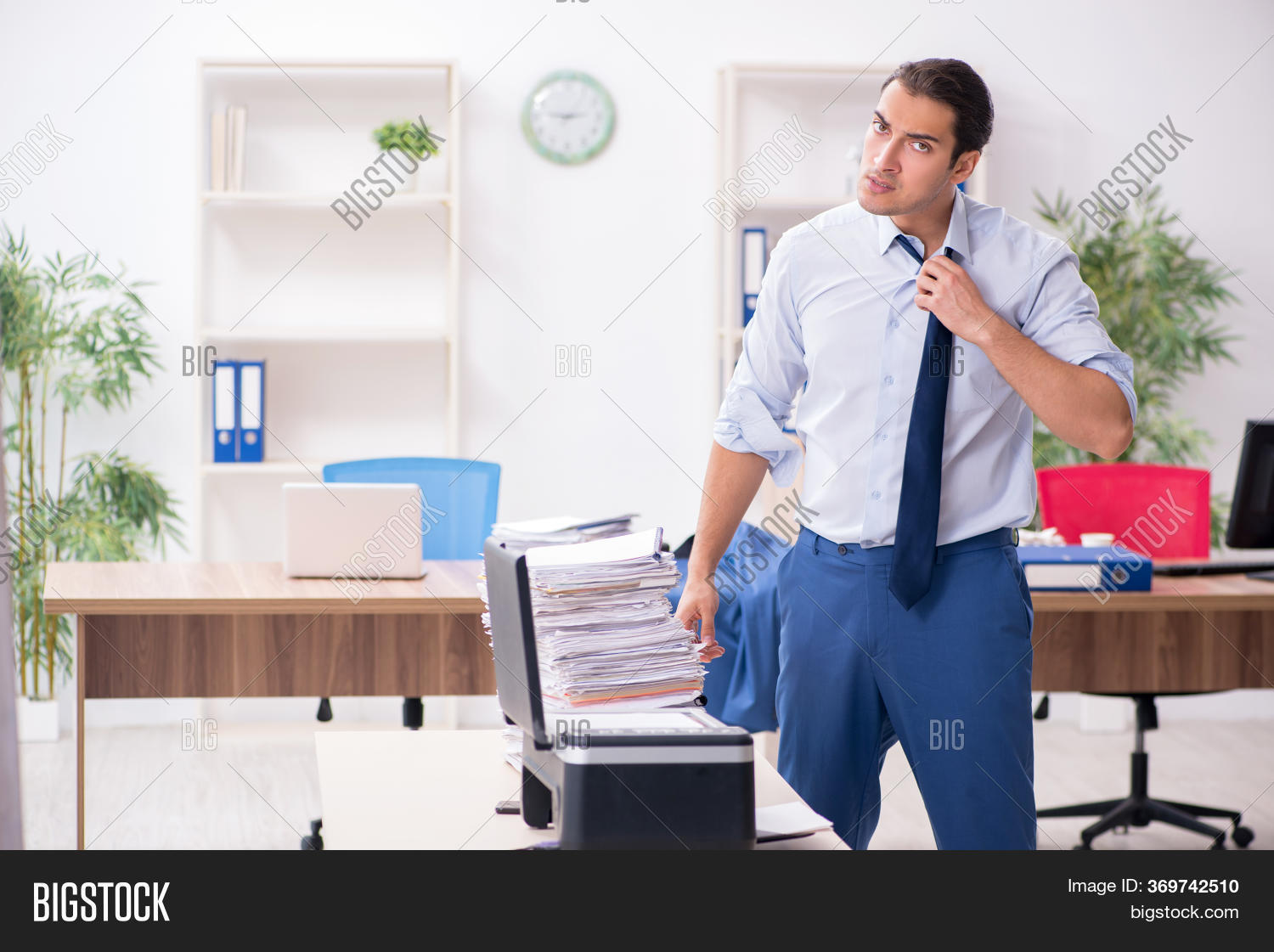 Young Male Employee Image & Photo (Free Trial) | Bigstock