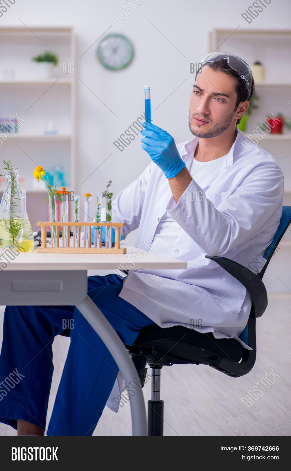 Young Male Chemist Image & Photo (Free Trial) | Bigstock