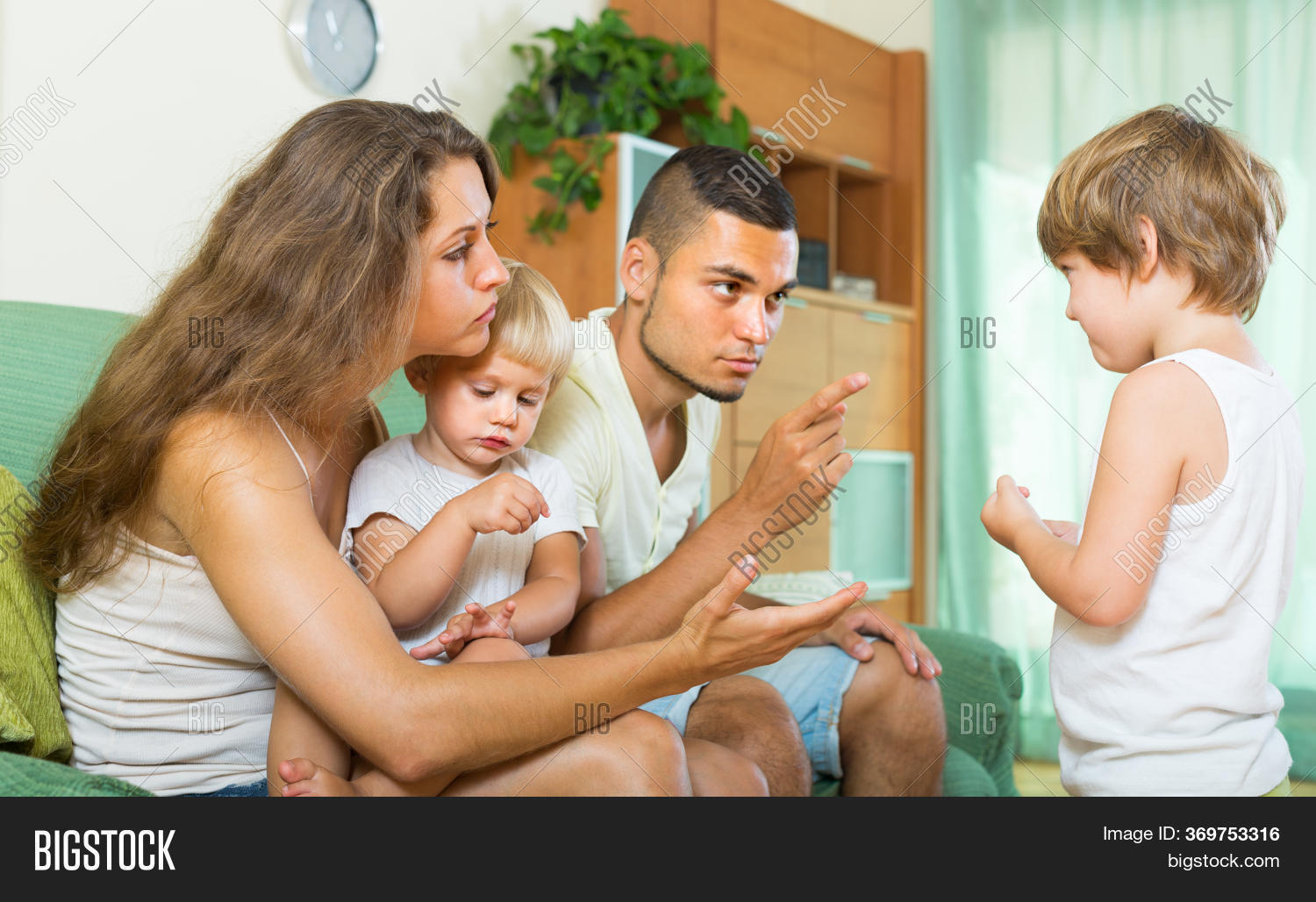 Young Parents Berating Image & Photo (Free Trial) | Bigstock
